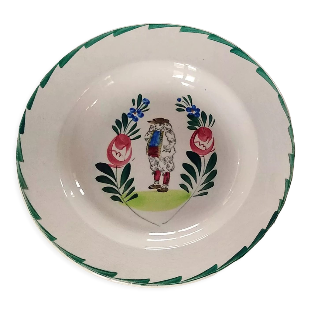 Plat rond breton des Moulins des Loups | Selency
