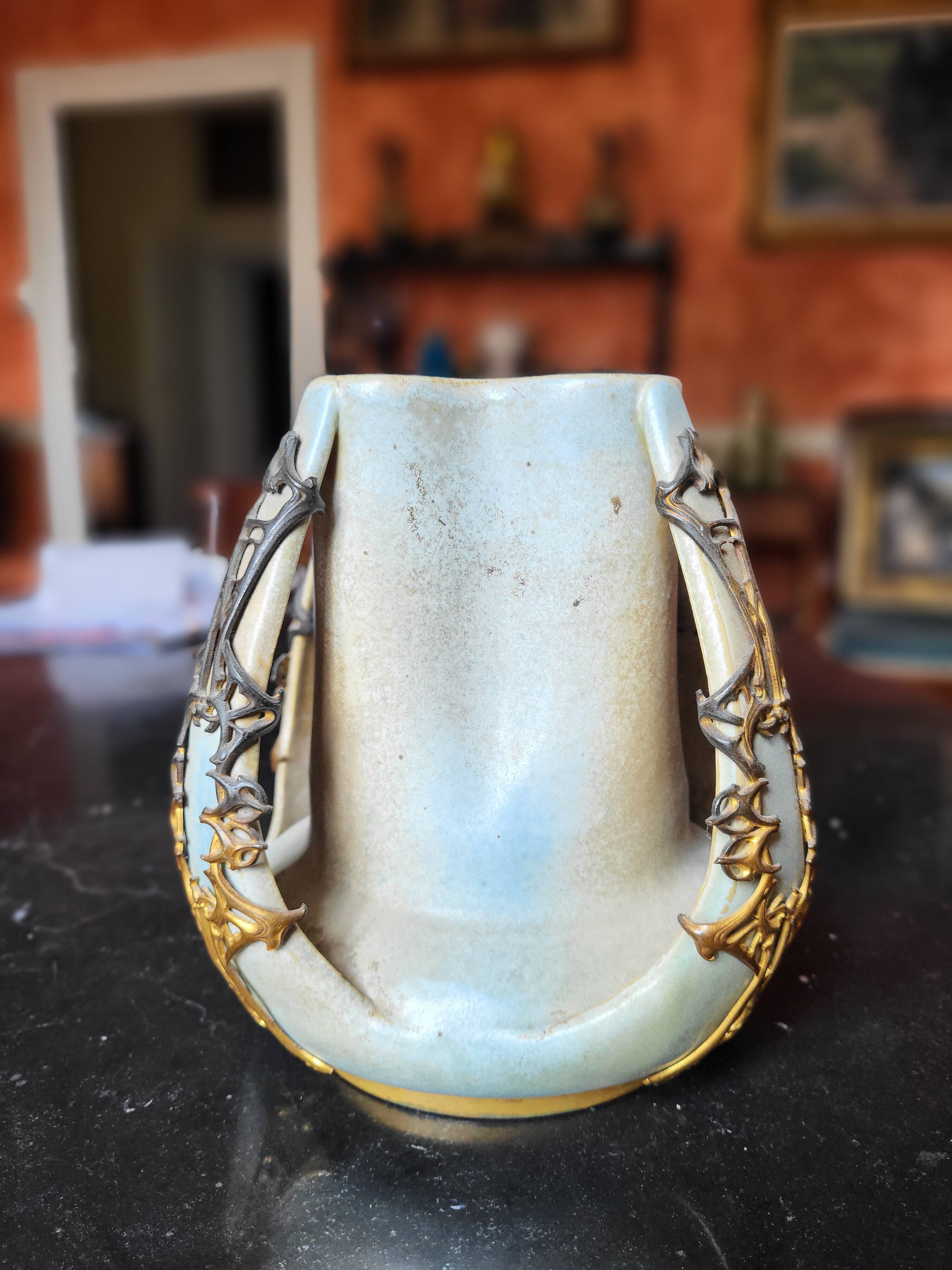 Vase art nouveau marcel bing (1875-1920) - signé blache | Selency