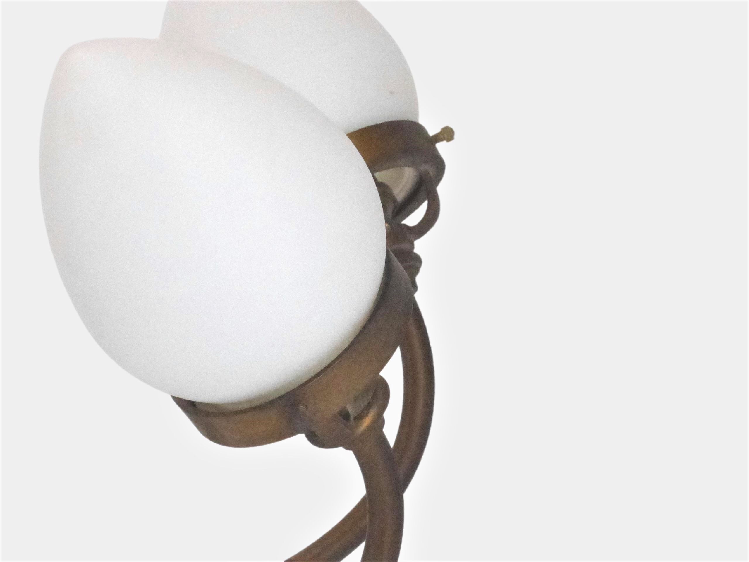 Applique dragon en bronze doré 2 feux | Selency