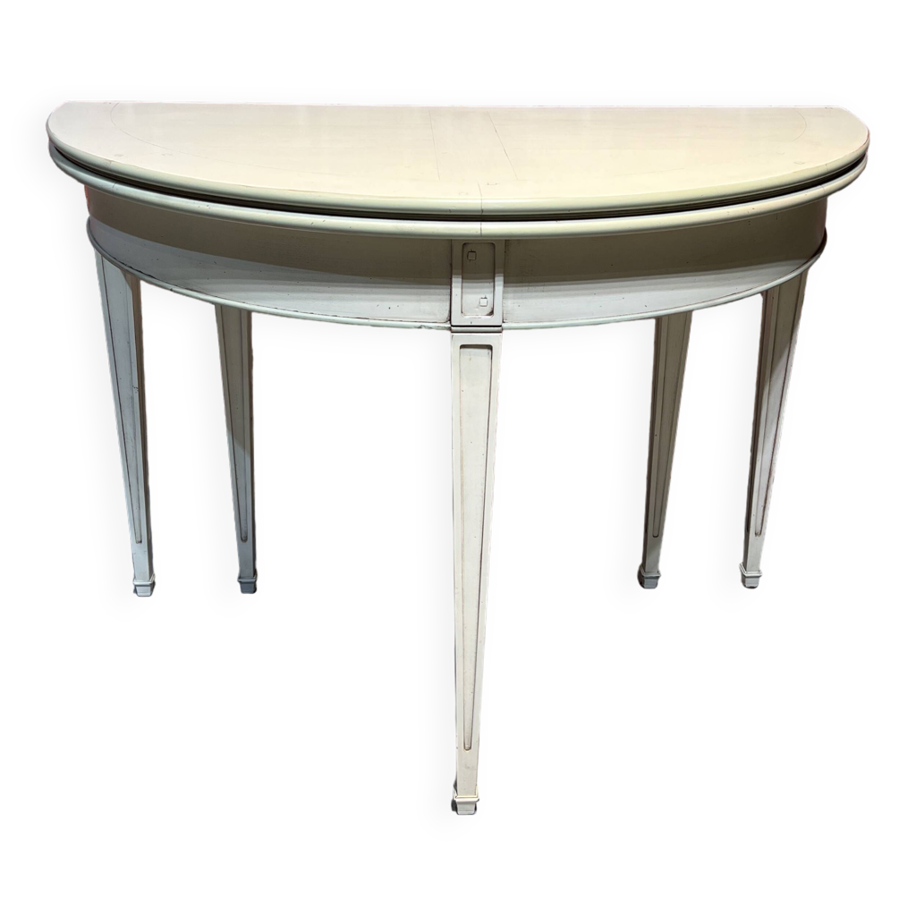 Table/Console demi lune en bois | Selency