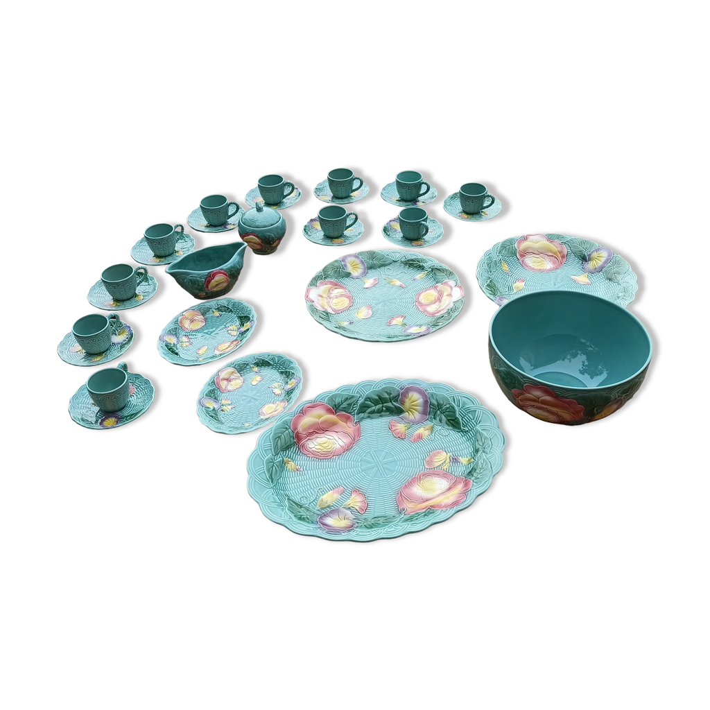 Service 30 pièces barbotine Geneviève Lethu | Selency