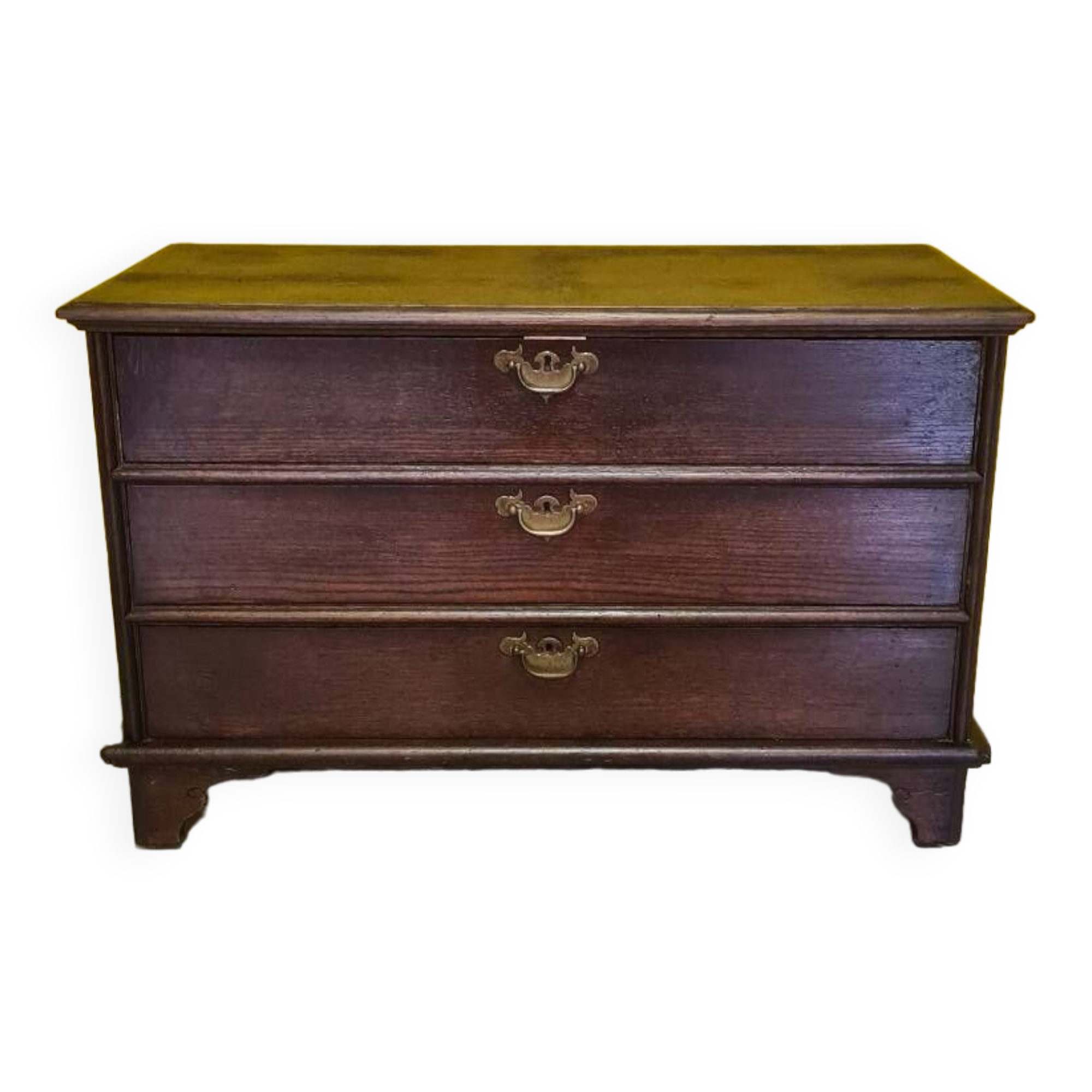 Meuble anglais à 3 tiroirs en chêne petit modèle datant d'environ 1850 ...