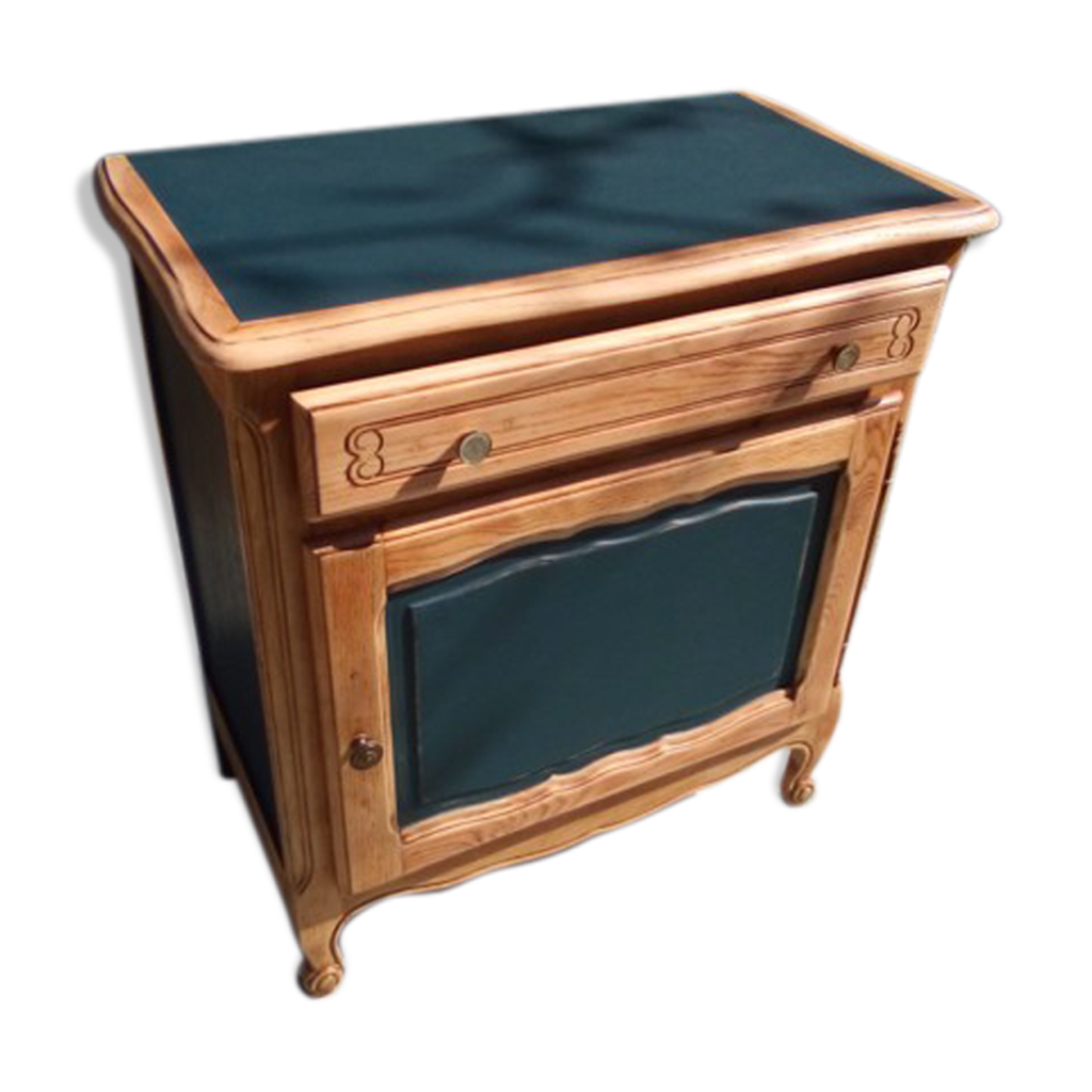 Buffet confiturier patine bleu vert | Selency