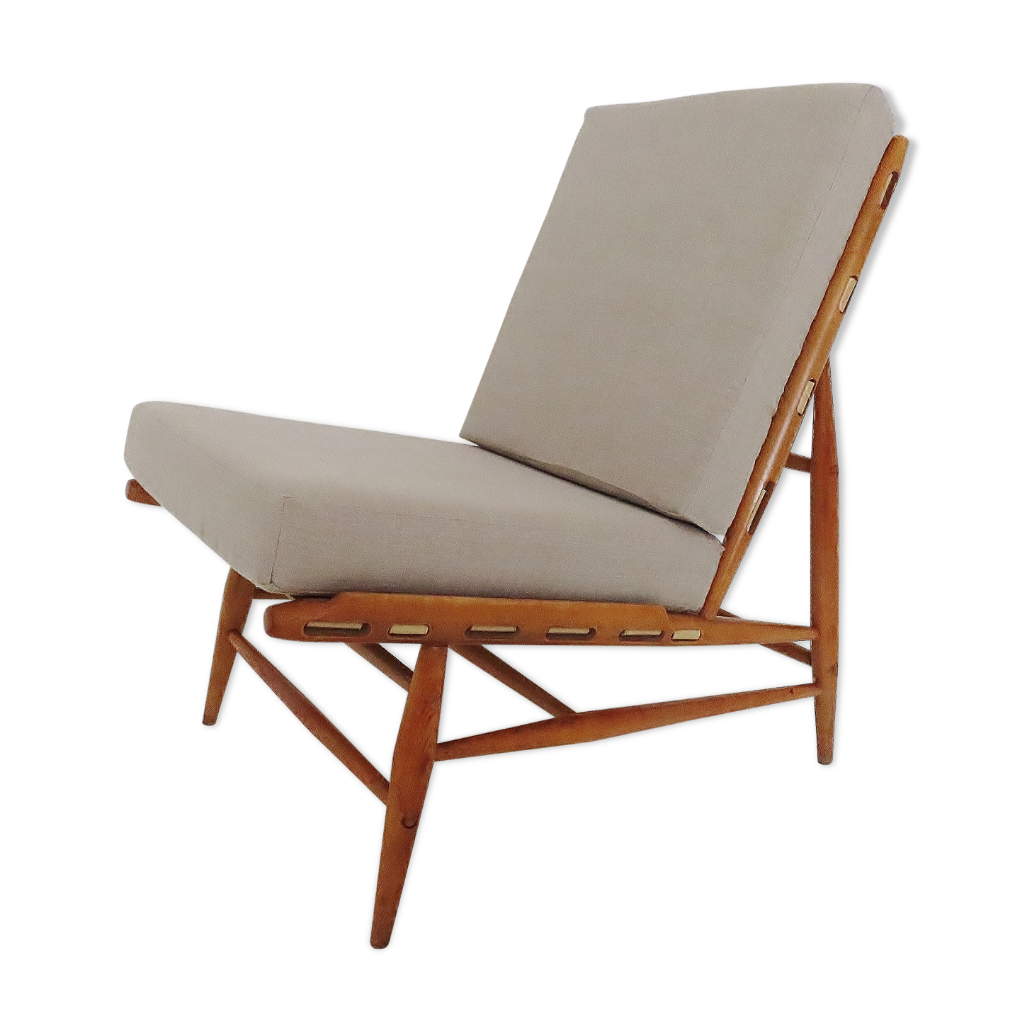 Fauteuil en hêtre modèle '427' par Lucien Ercolani pour Ercol | Selency