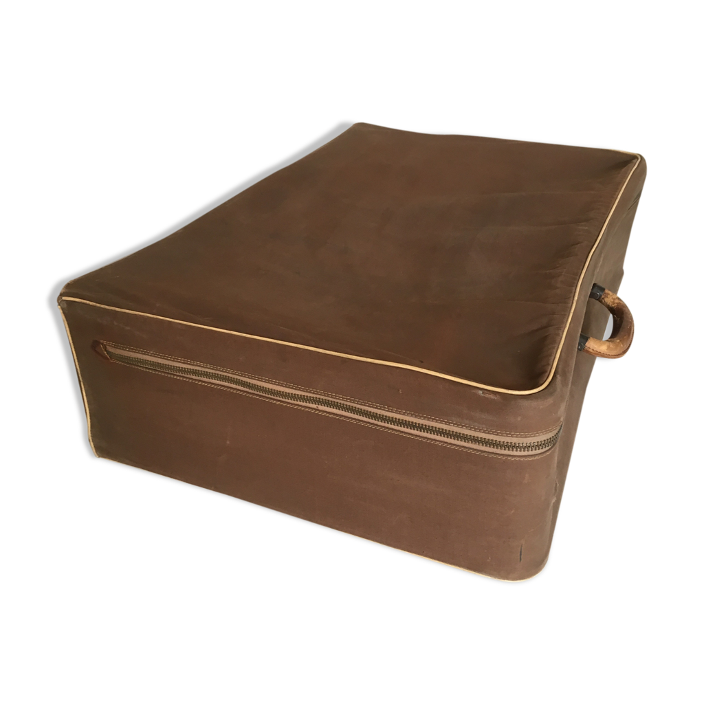 Valise en toile zippée, années 60s | Selency