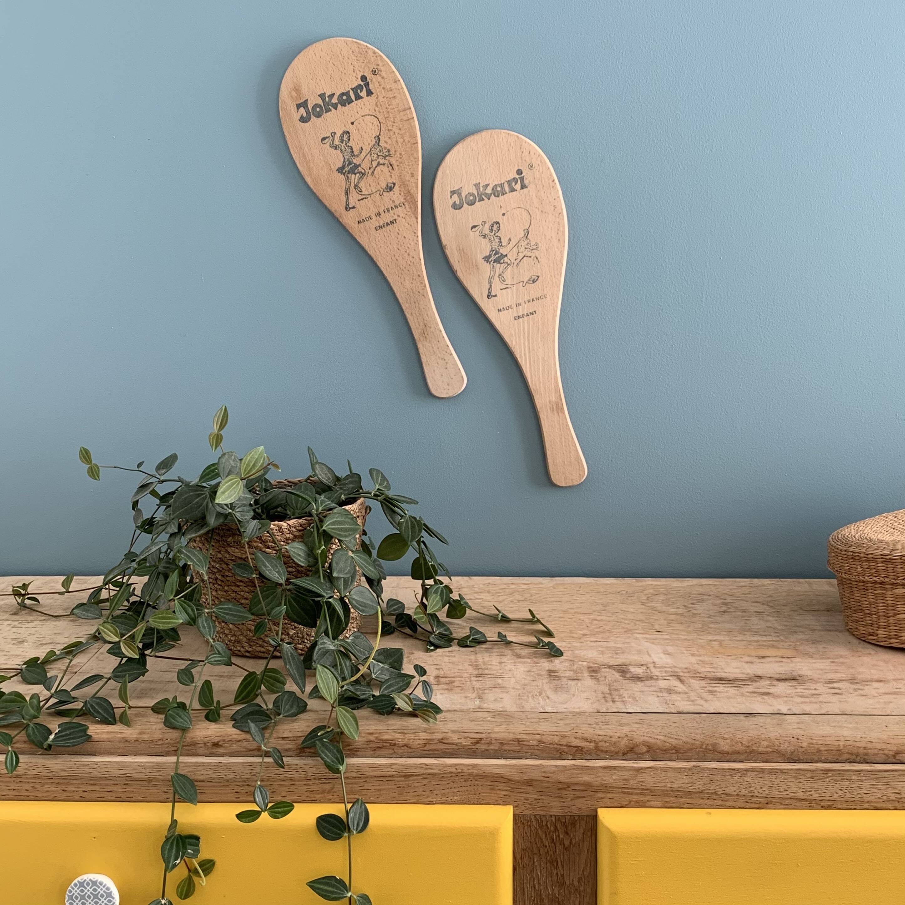 Ancienne paire de raquettes de Jokari | Selency