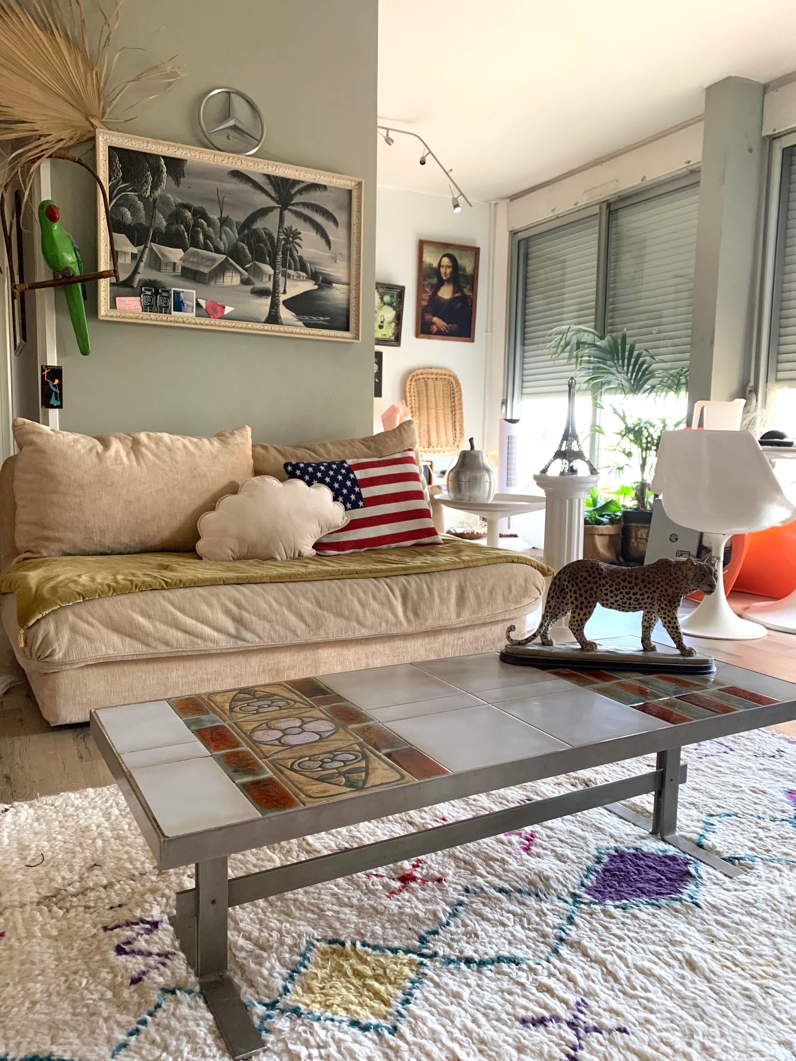 Ceramic coffee table 70s | Selency
