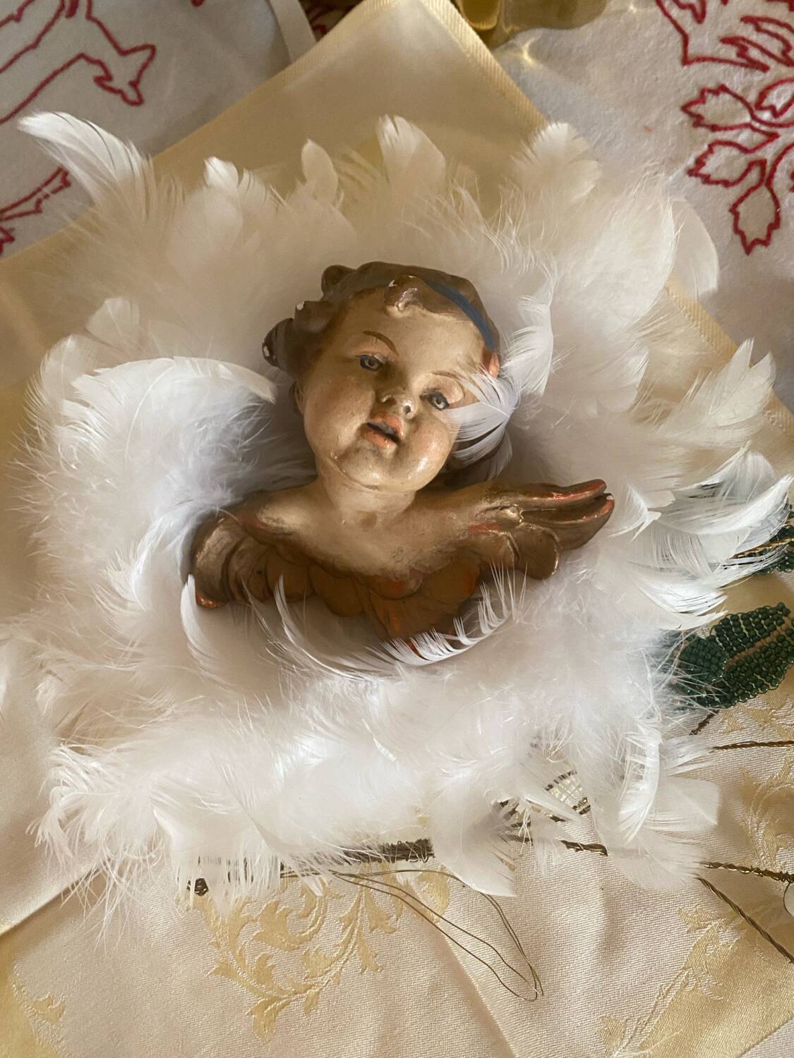 Putti de crèche en plâtre ancien | Selency