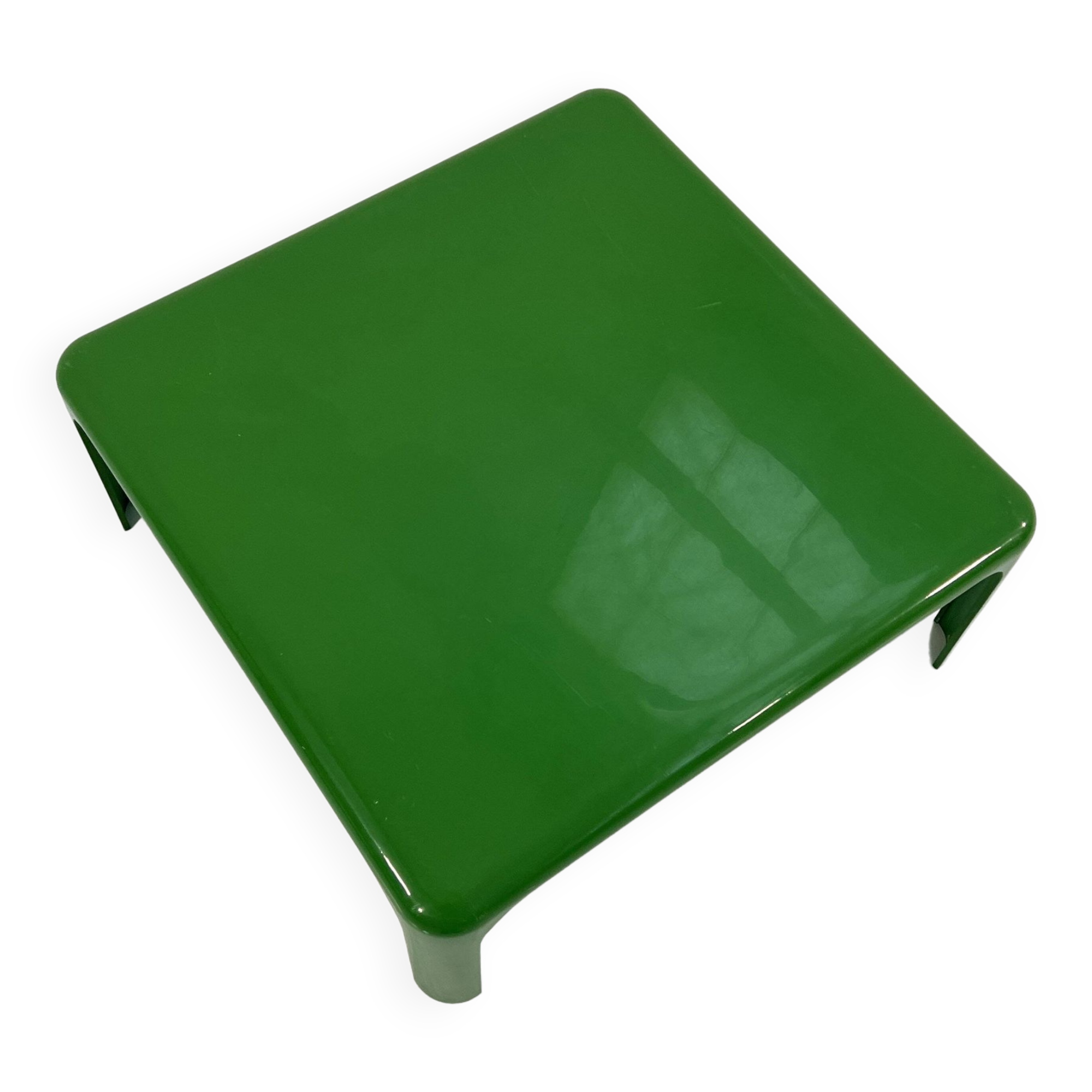 Table basse verte Demetrio 70 par Vico Magistretti pour Artemide, 1960 ...