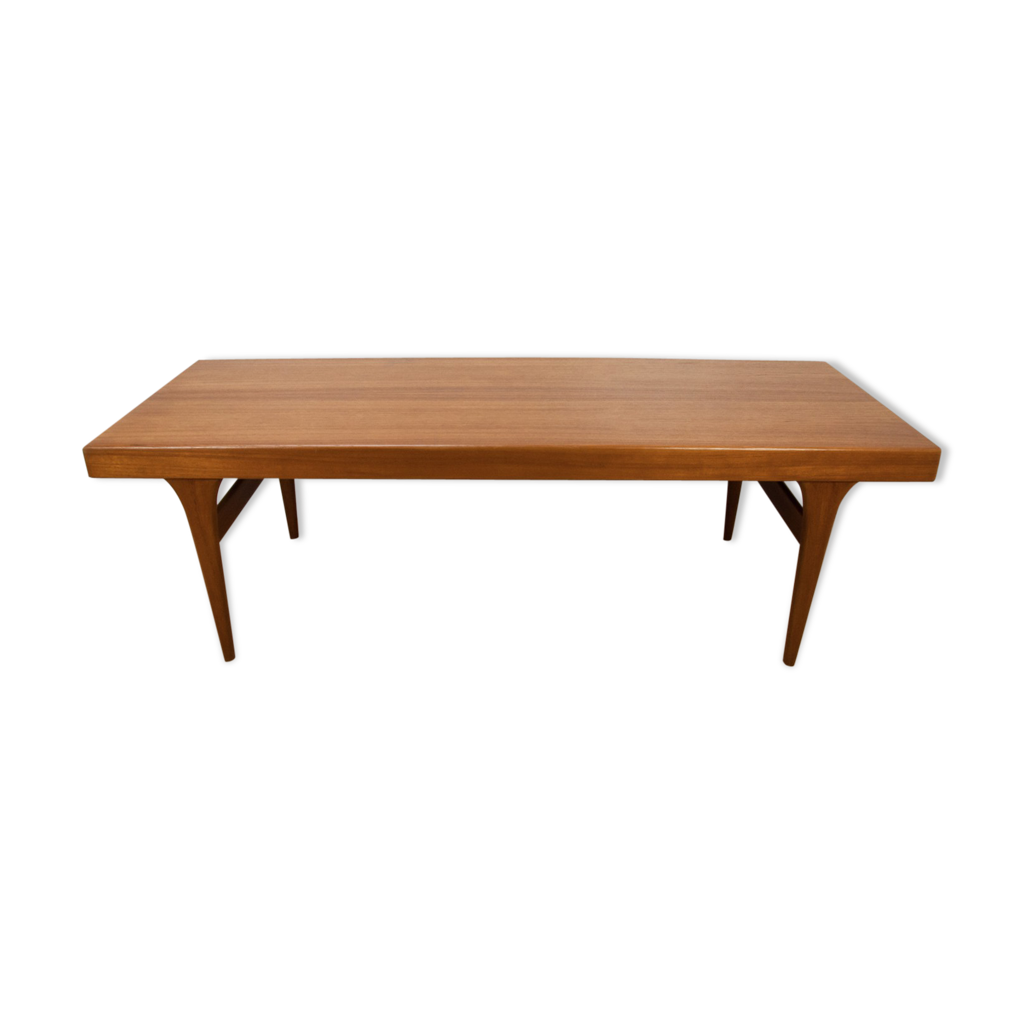 Scandinavian teak coffee table by Johannes Andersen for CFC Silkeborg,60s | Selency