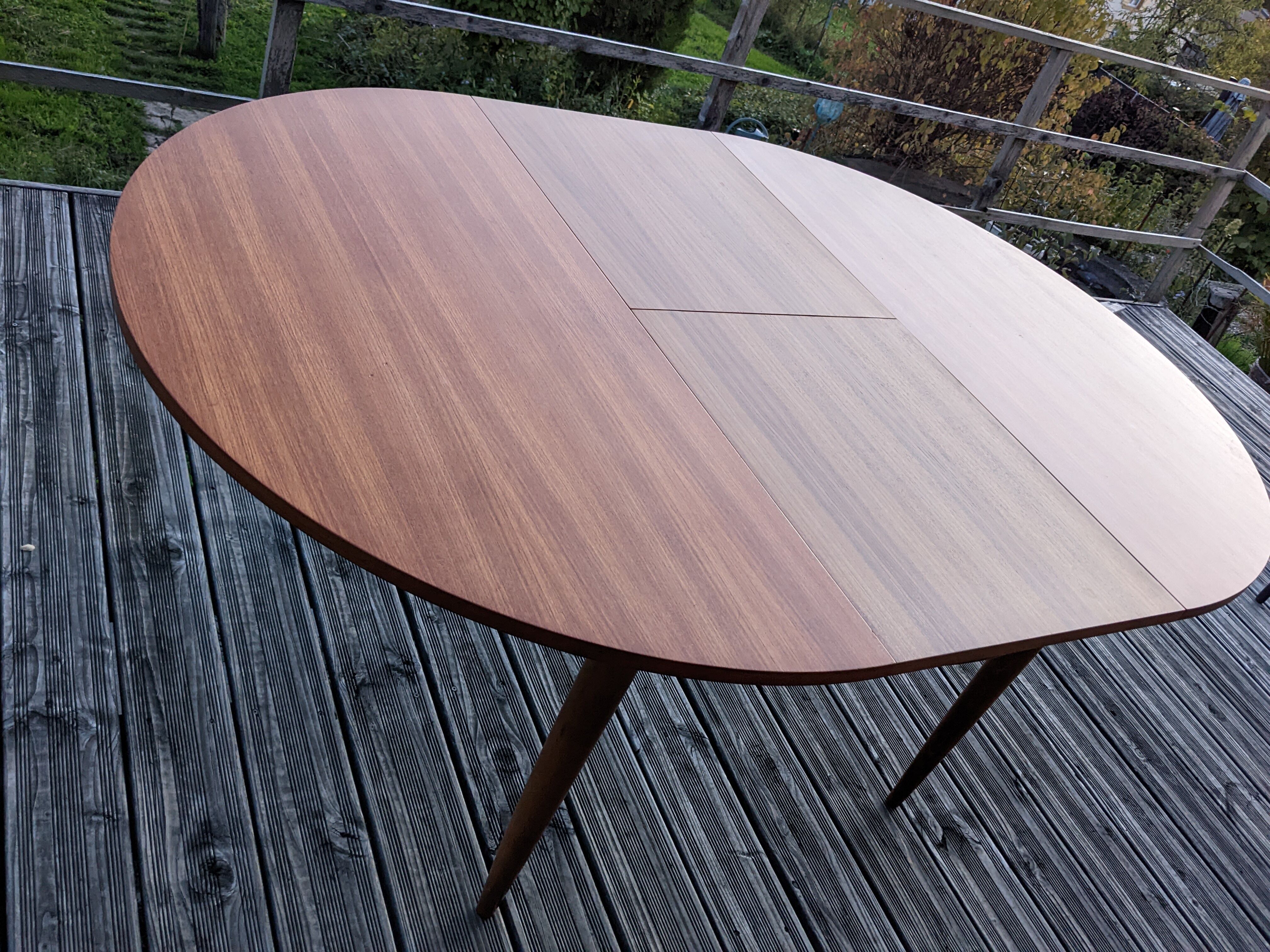 Table scandinave en teck extensible à rallonge intégrée | Selency