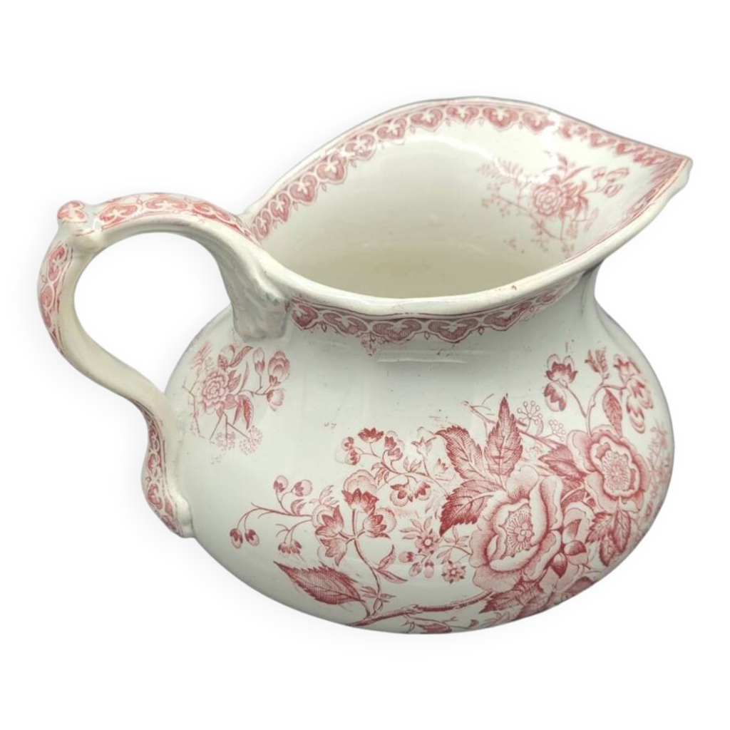 Pichet en terre de fer rose | Selency