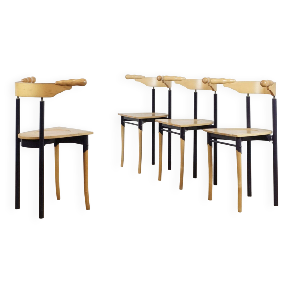 Chaises Jansky par Borek Sipek pour Driade | Selency