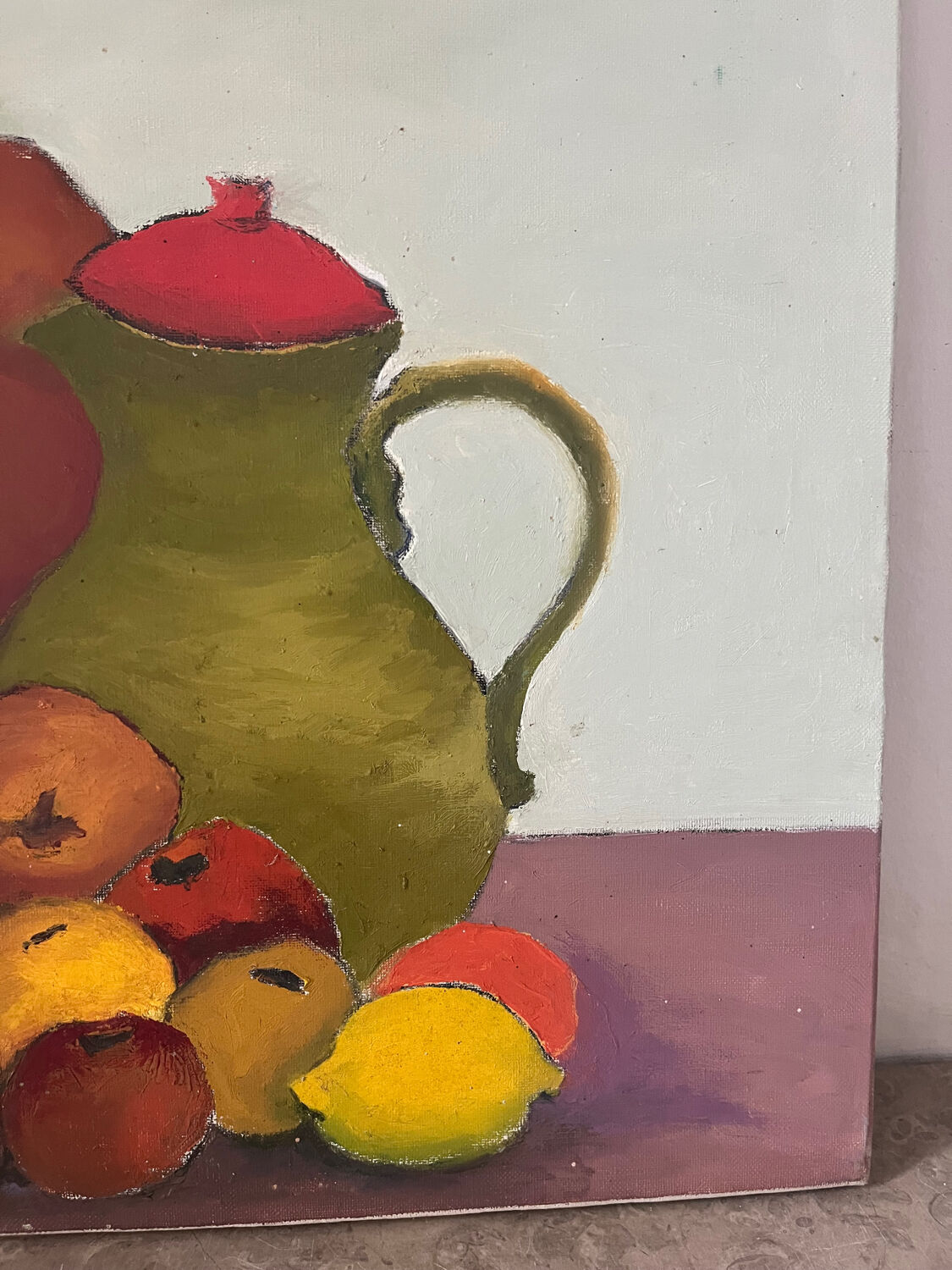 Nature morte d’automne, huile sur toile contresigné Laffargue | Selency