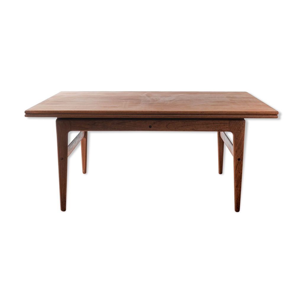 Table modulable danoise en teck "patent anm" | Selency