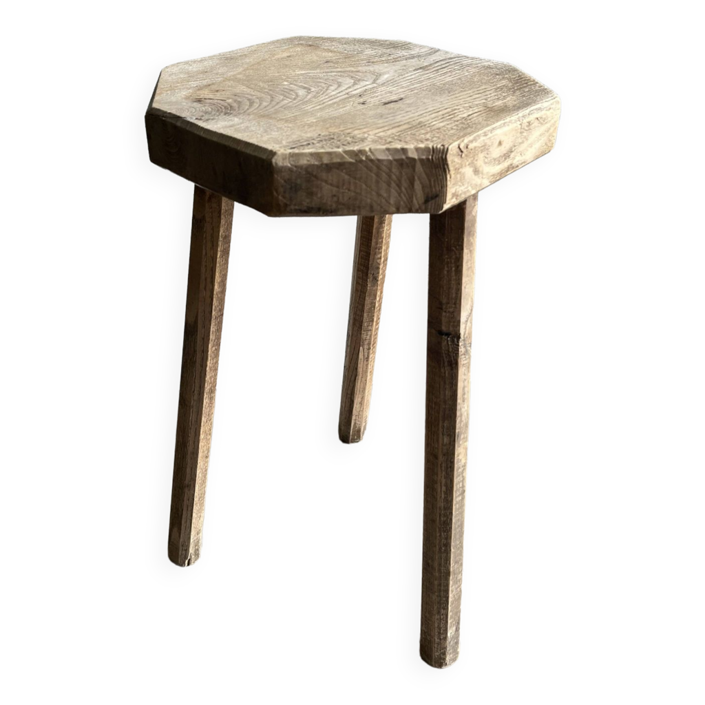 Tabouret tripode bois | Selency