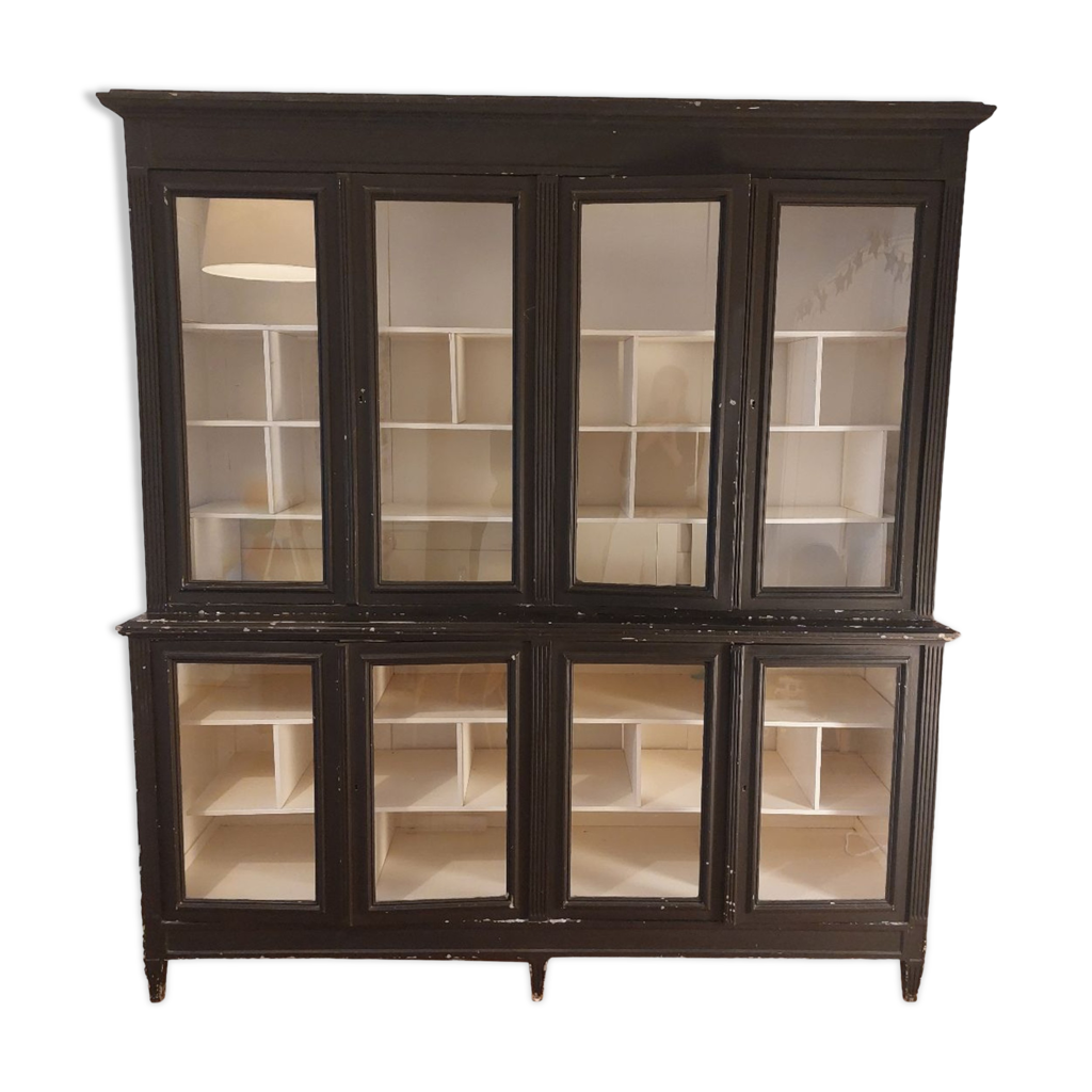 Buffet vitrine meuble haut ancien | Selency