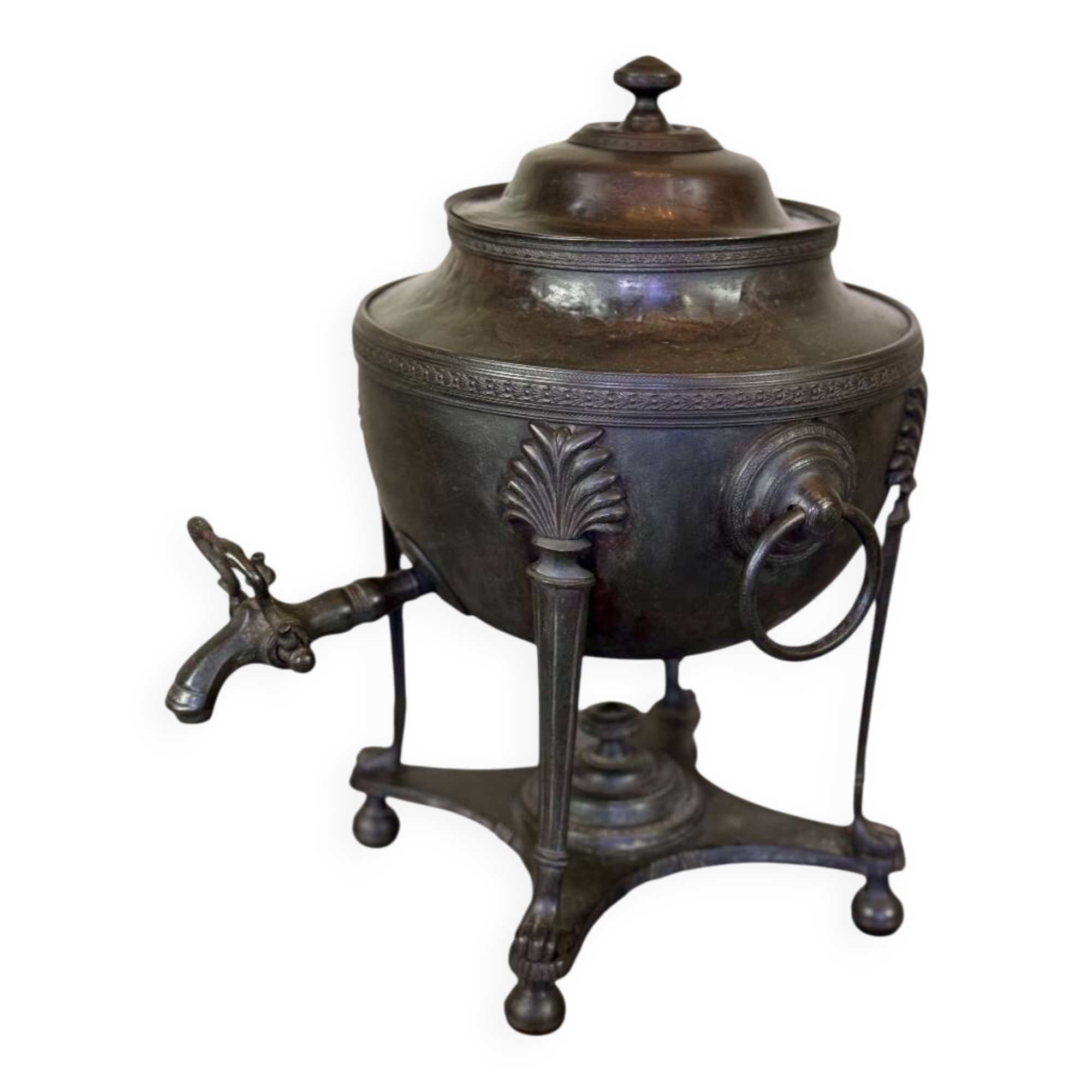 Samovar en bronze néo-classique, Italie, XIXème siècle | Selency