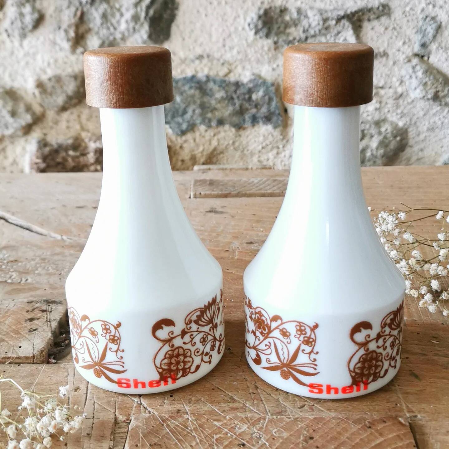 Flacon Henkel Shell, Huile et Vinaigre | Selency