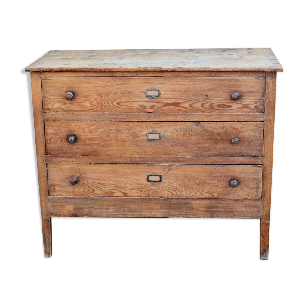 Commode en bois massif | Selency