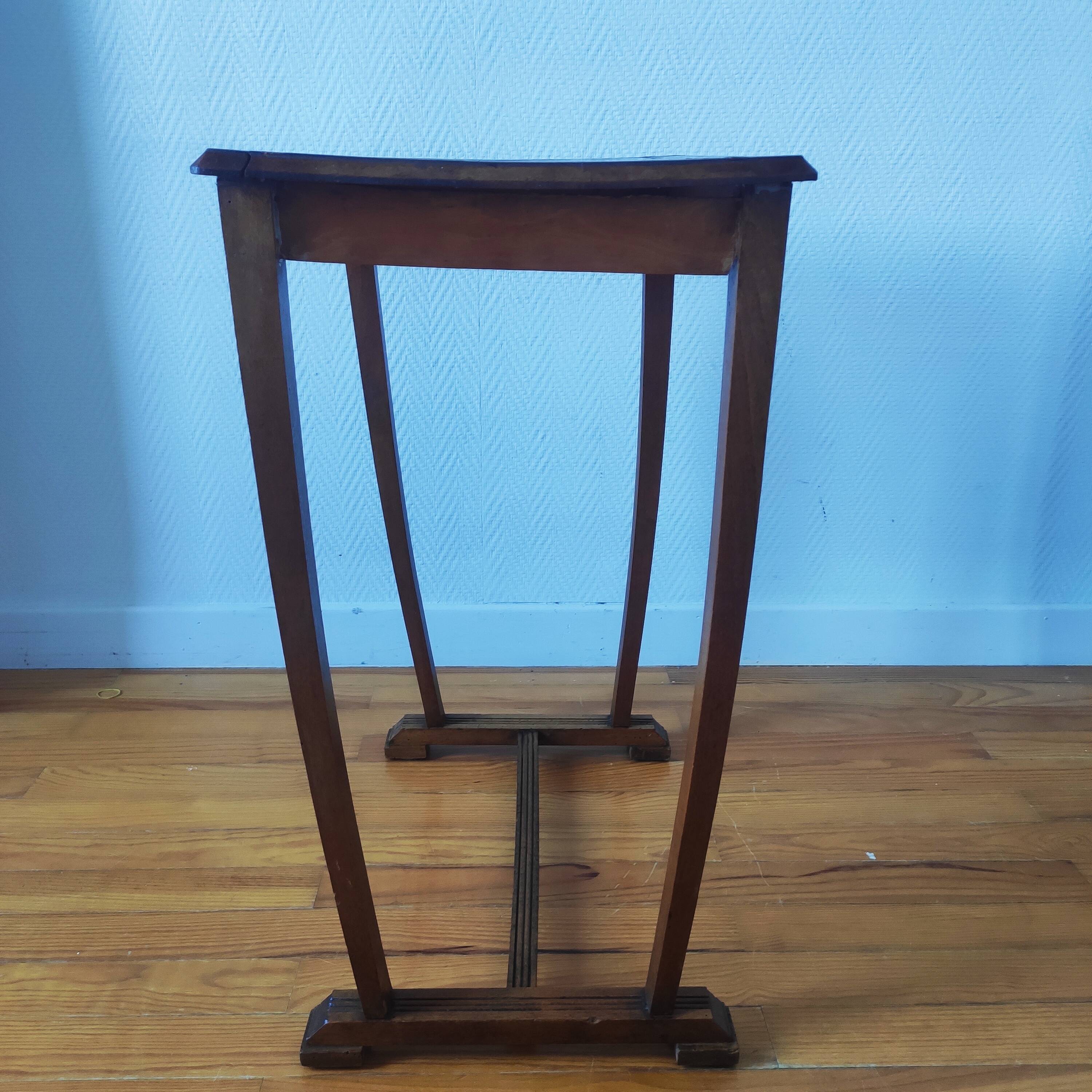 Console ancienne Art déco en bois | Selency