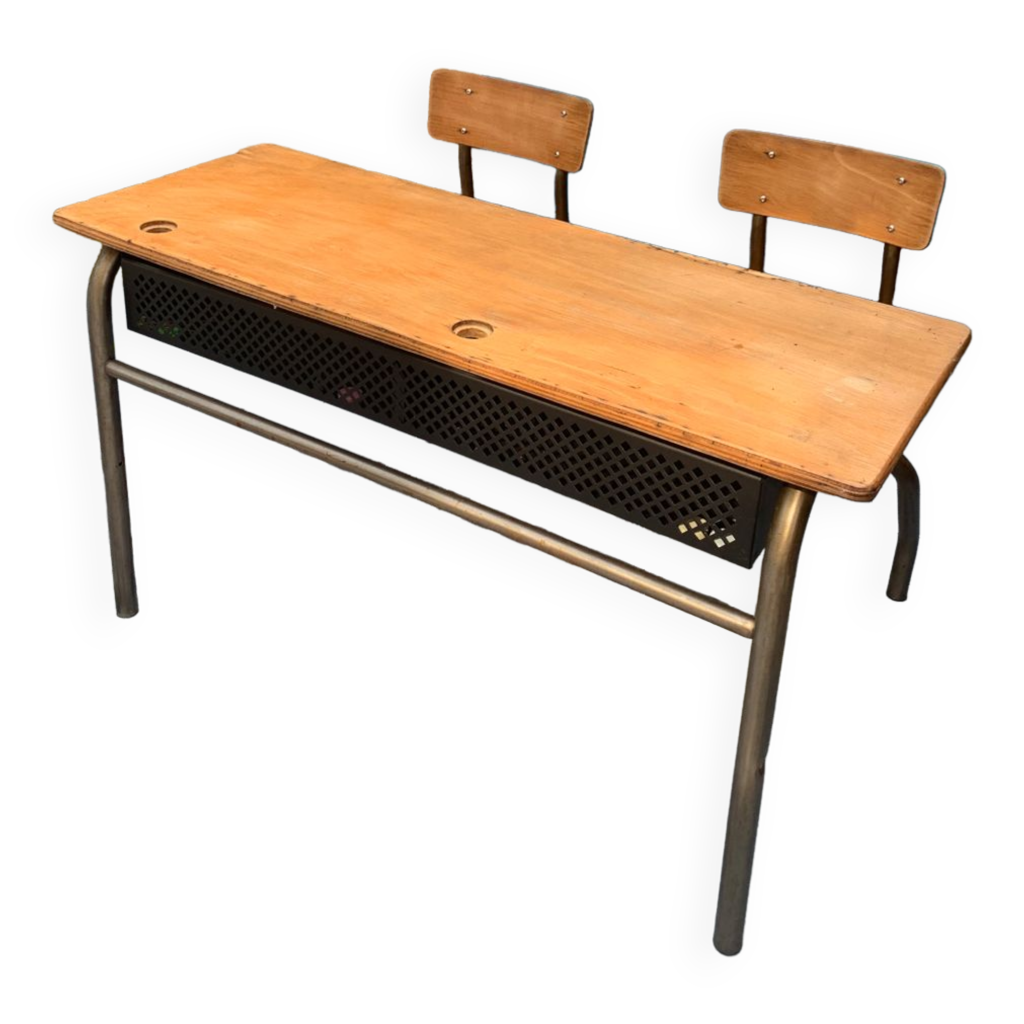 Bureau écolier double | Selency
