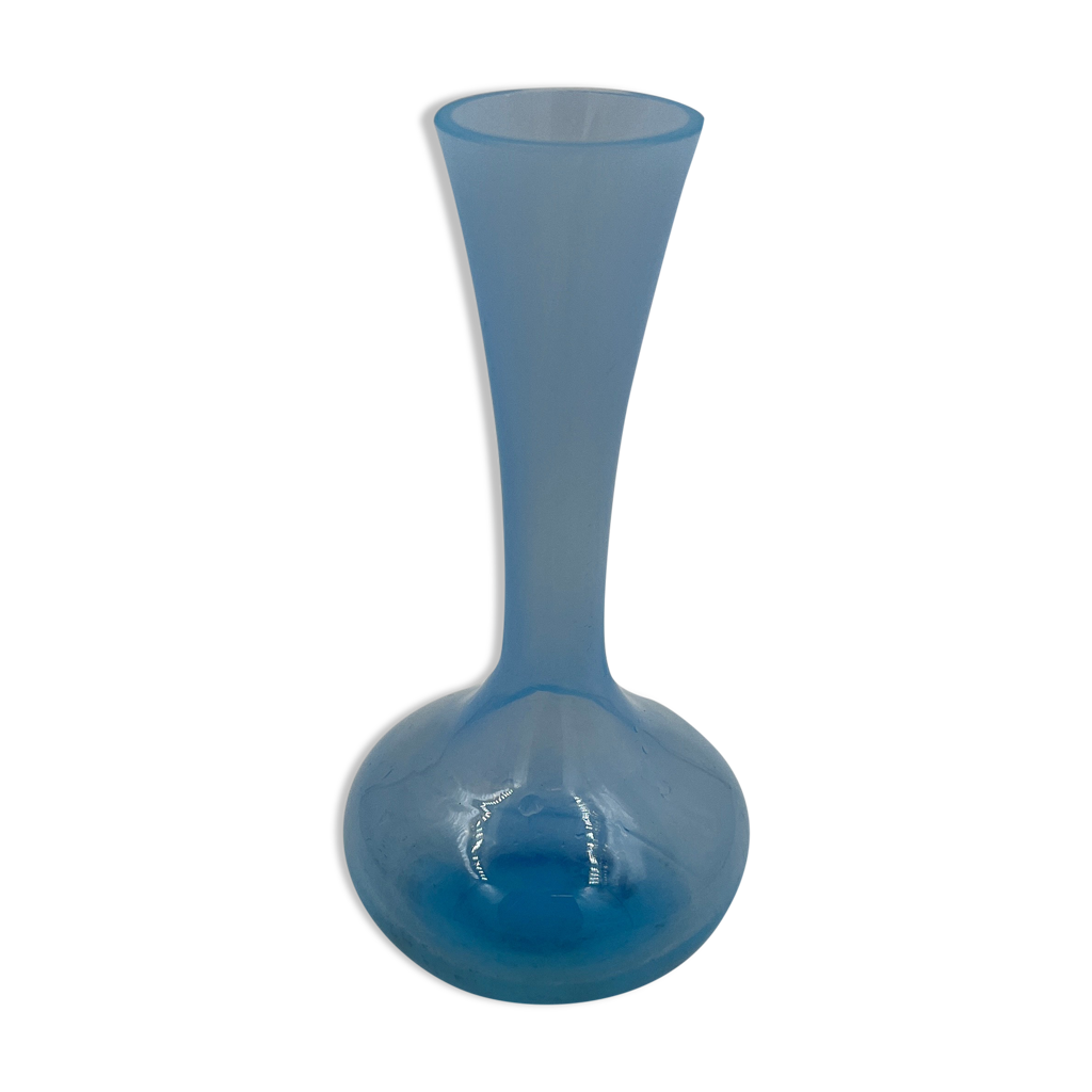 Soliflore en opaline bleu ciel | Selency