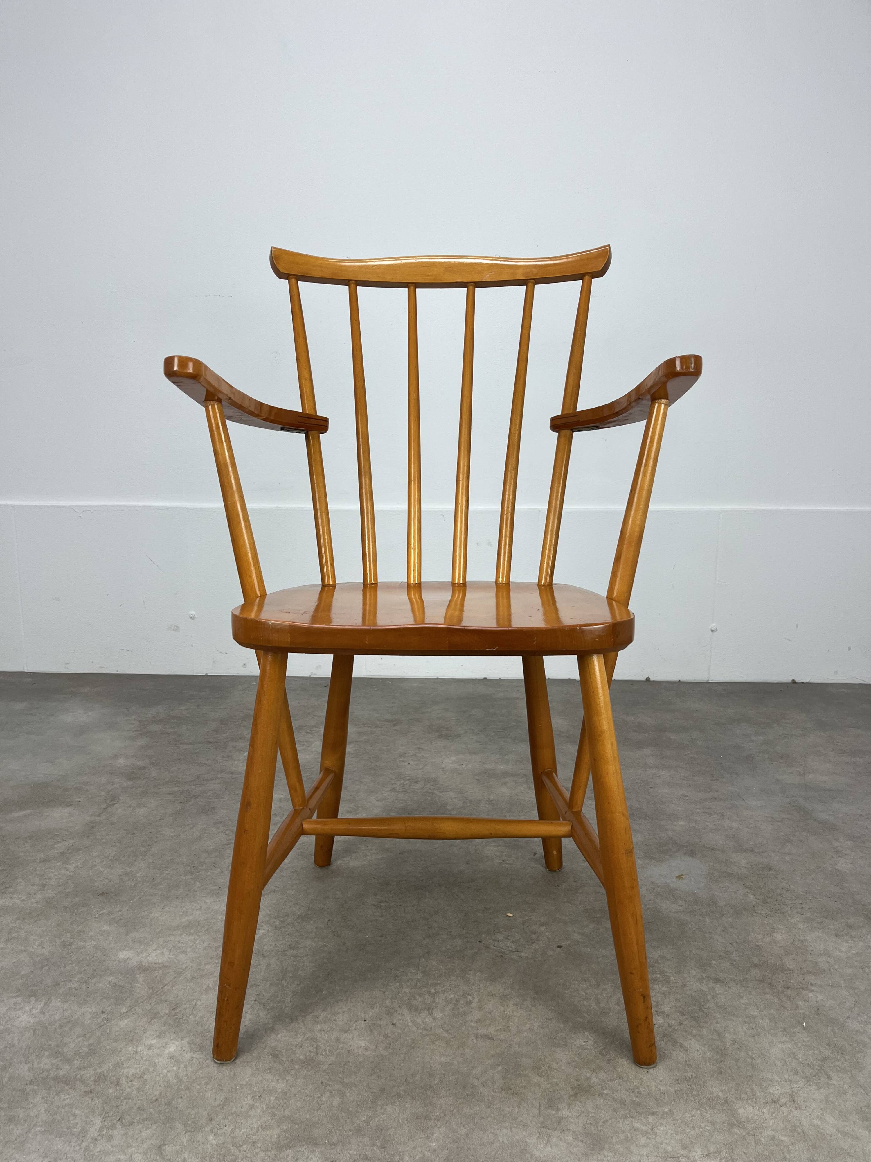 Chaise suédoise Akerblom à barreaux, design scandinave | Selency