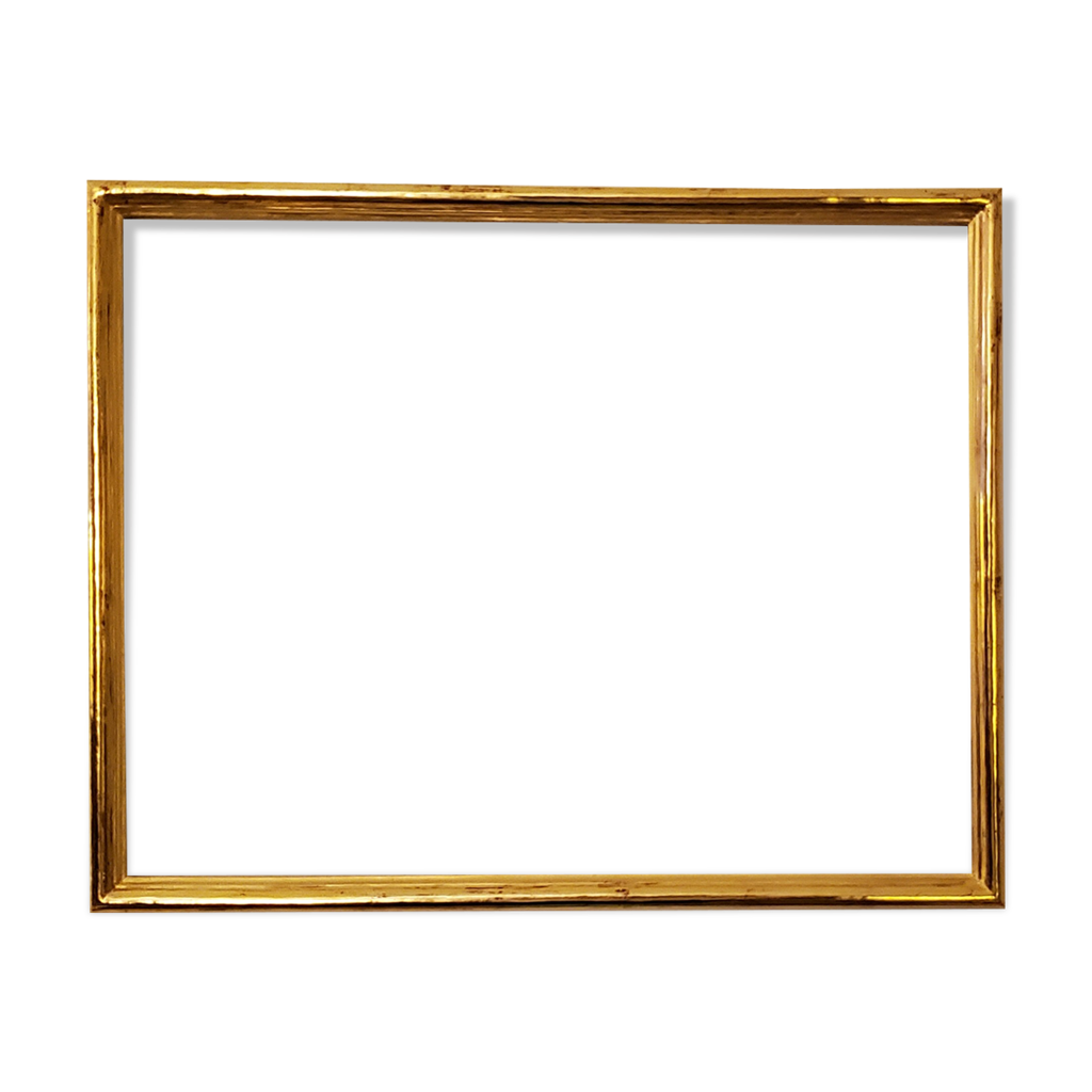 Cadre doré à la feuille d'or | Selency