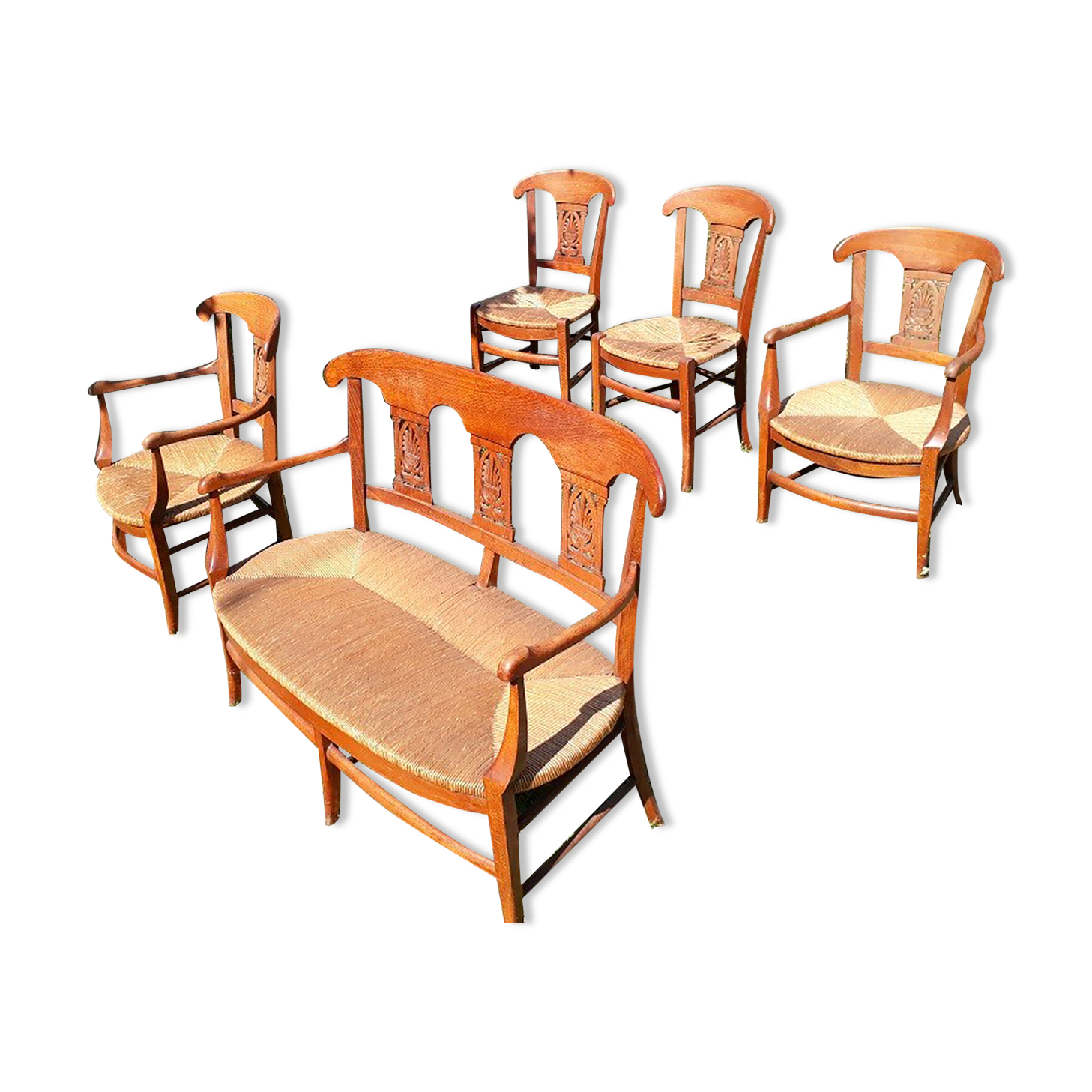 Salon directoire paille | Selency