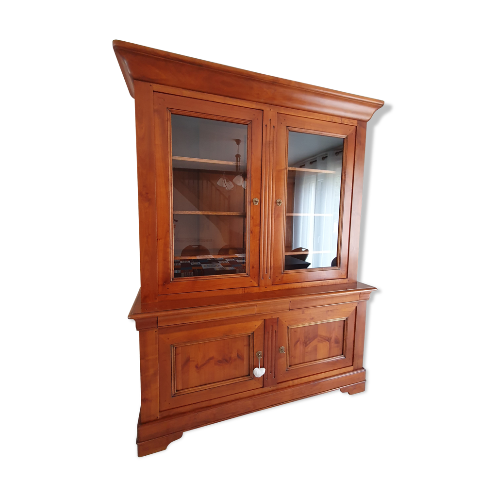 Buffet Vitrine en merisier | Selency