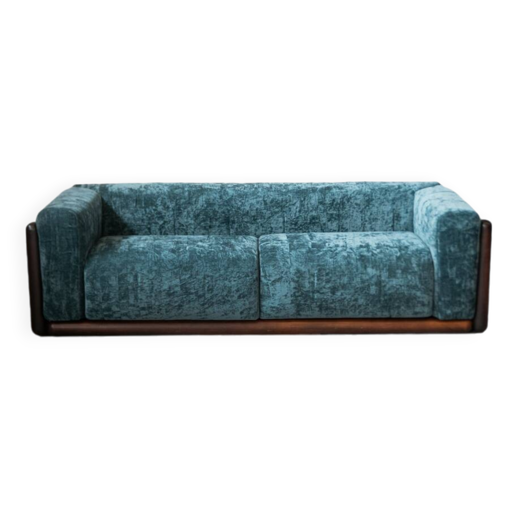 Canapé emblématique « Cornaro » de Carlo Scarpa pour Gavina, 1973 | Selency