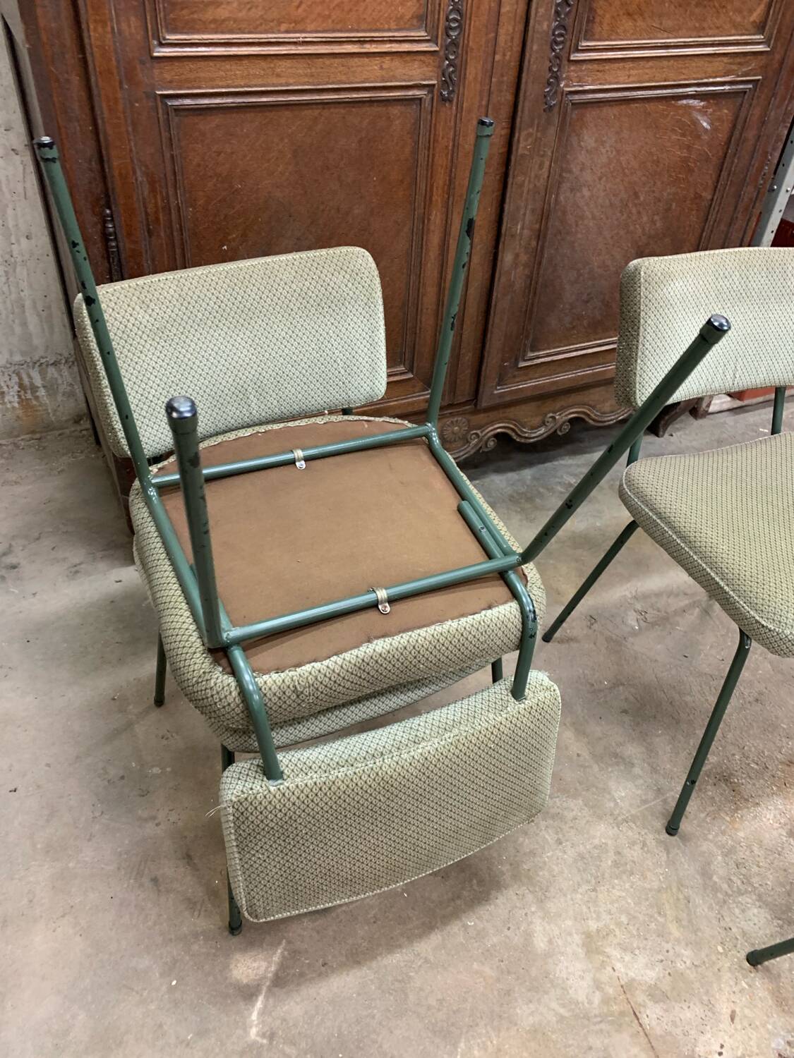 6 Chaises Design André Simard Airborne Vintage | Selency