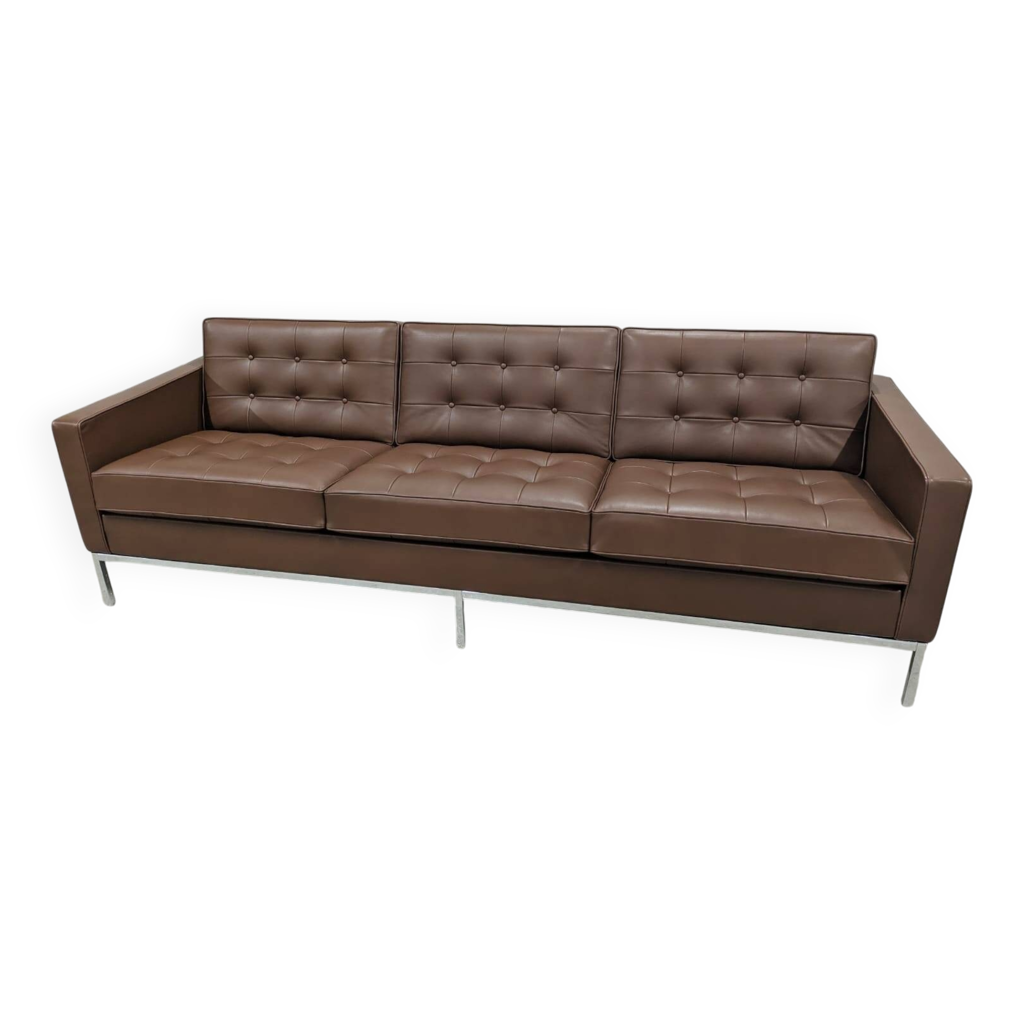 Florence Knoll Canapé Cuir Sabrina | Selency