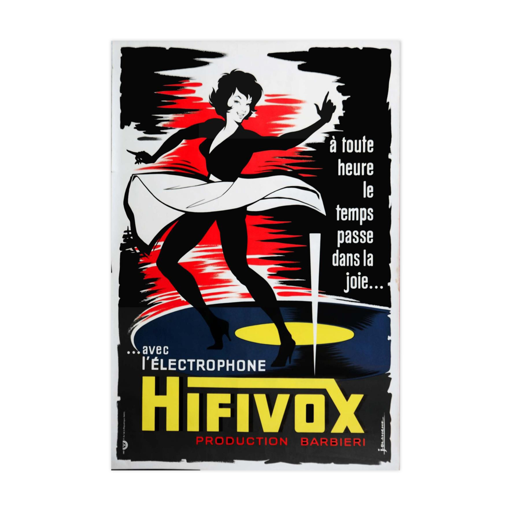 Affiche hifi vox | Selency