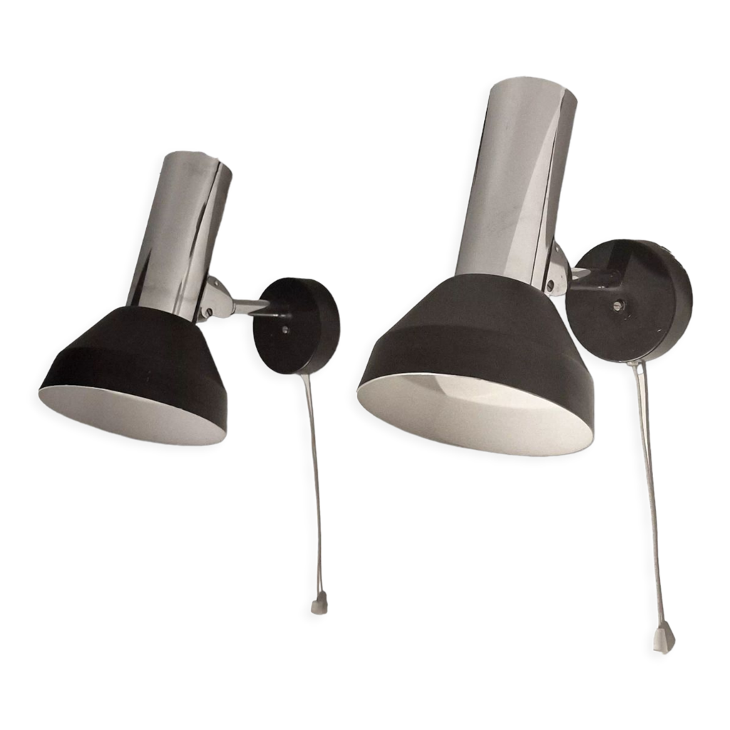 2 appliques orientables Staff Leuchten, 1970s | Selency