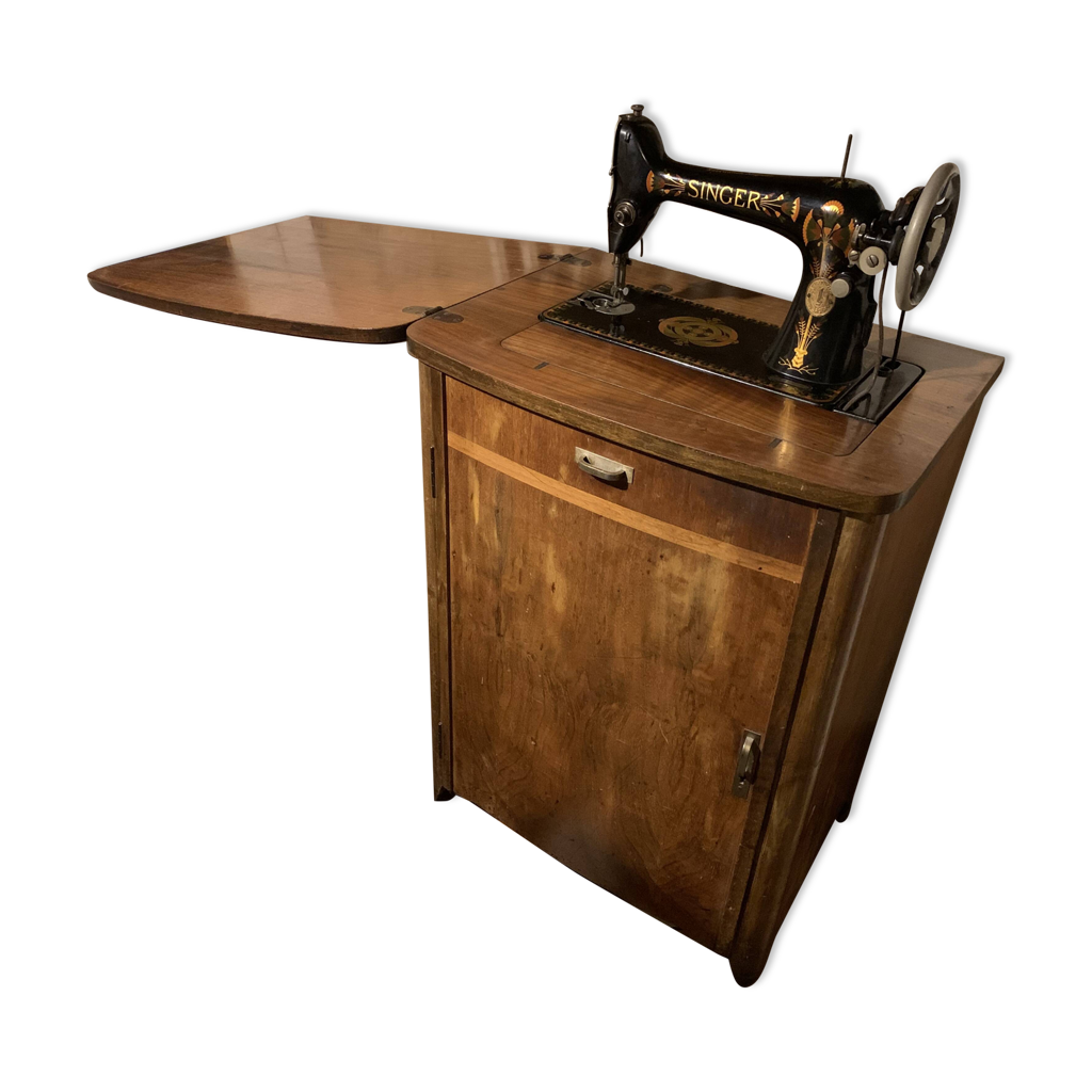 Machine à coudre Singer dans son meuble | Selency