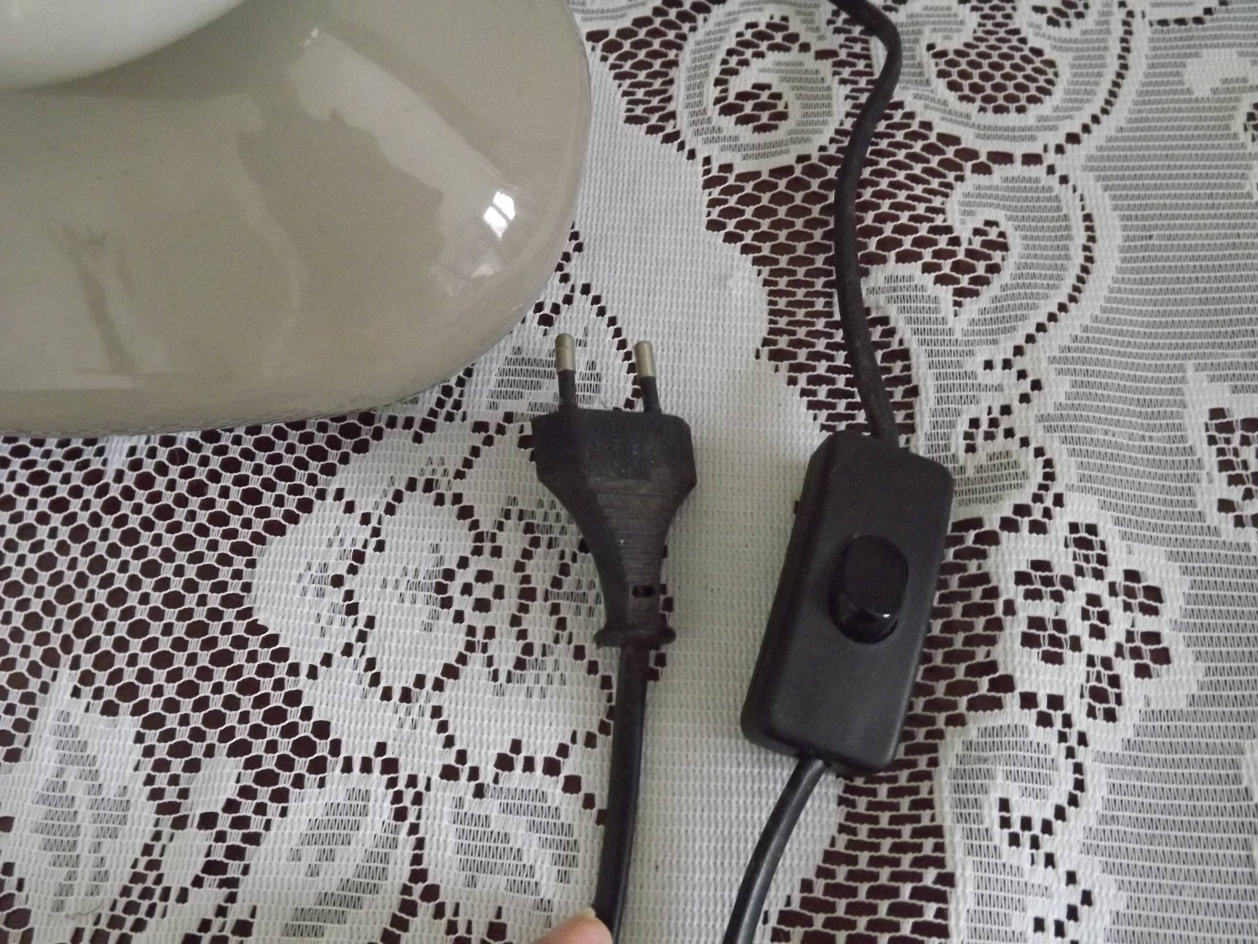 Grande lampe de table vintage des années 1990 en céramique marron et ...