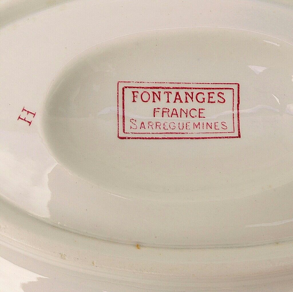 Saucière faïence de Sarreguemines modèle Fontanges | Selency