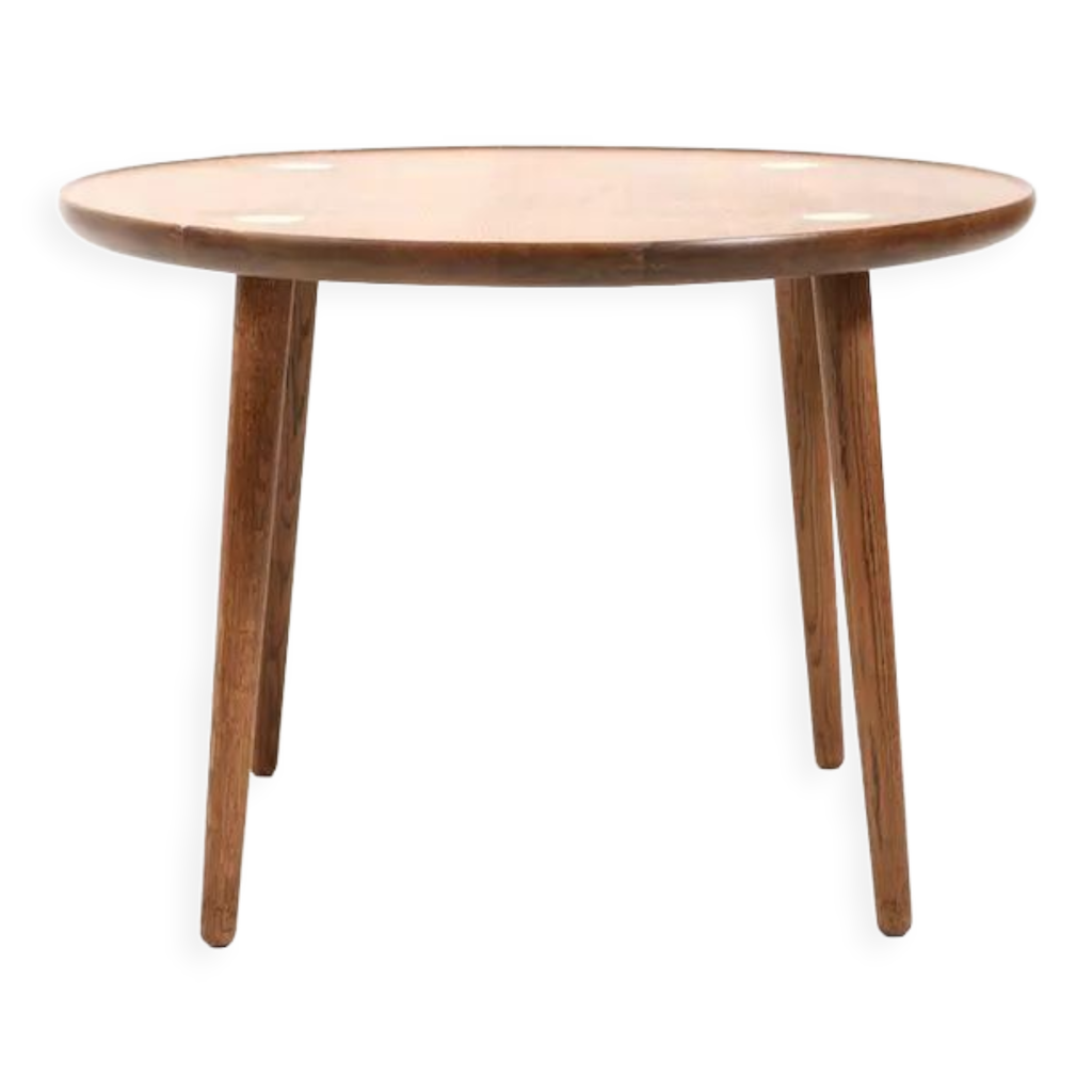 Table basse danoise des années 1960 en chêne Jacob Kjær | Selency