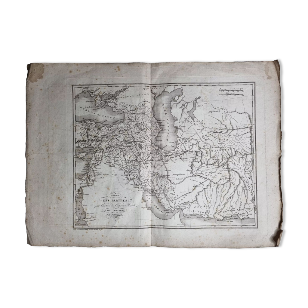 Carte de l'empire des Parthes extraite de l'Atlas des l'histoire des ...