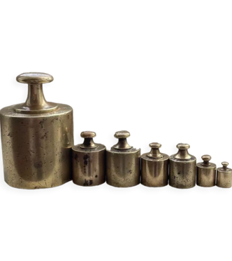 Poids en laiton anciens | Selency