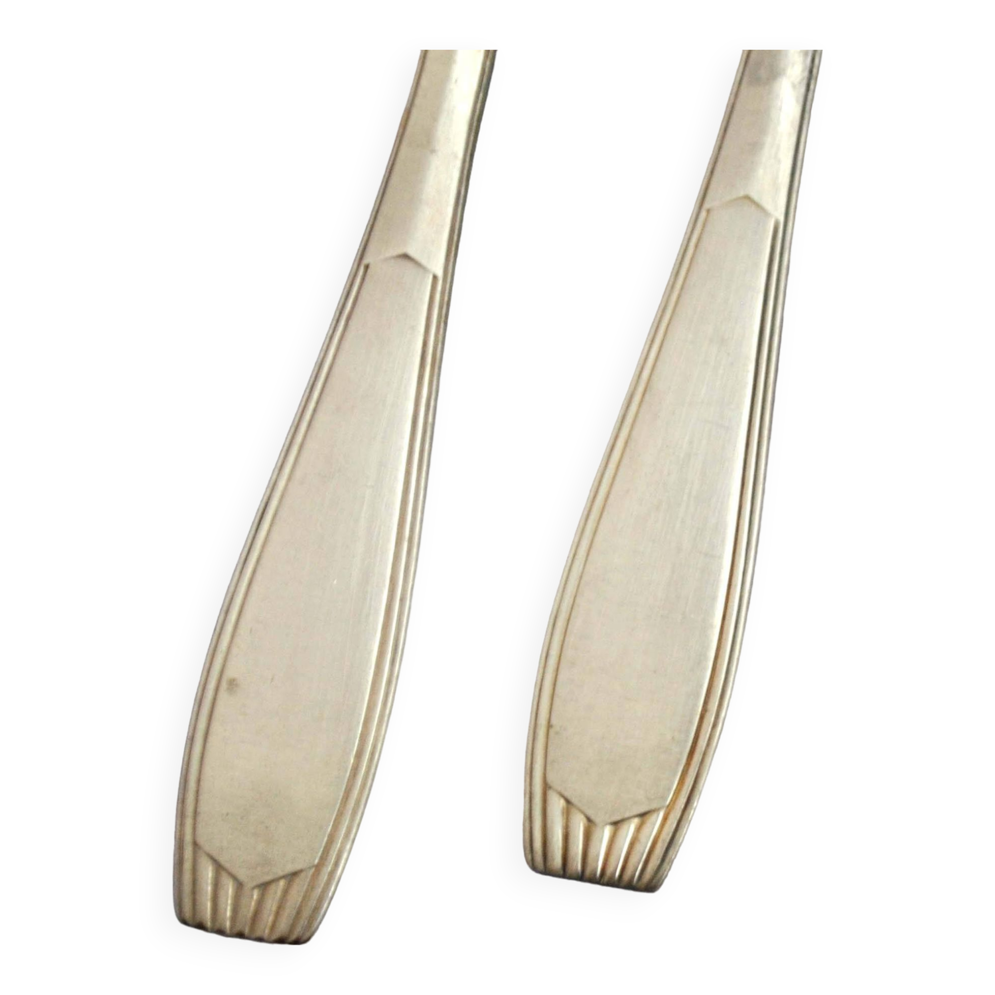 Couvert de table "Saigon" en métal argenté marqué alfenide, Christofle ...