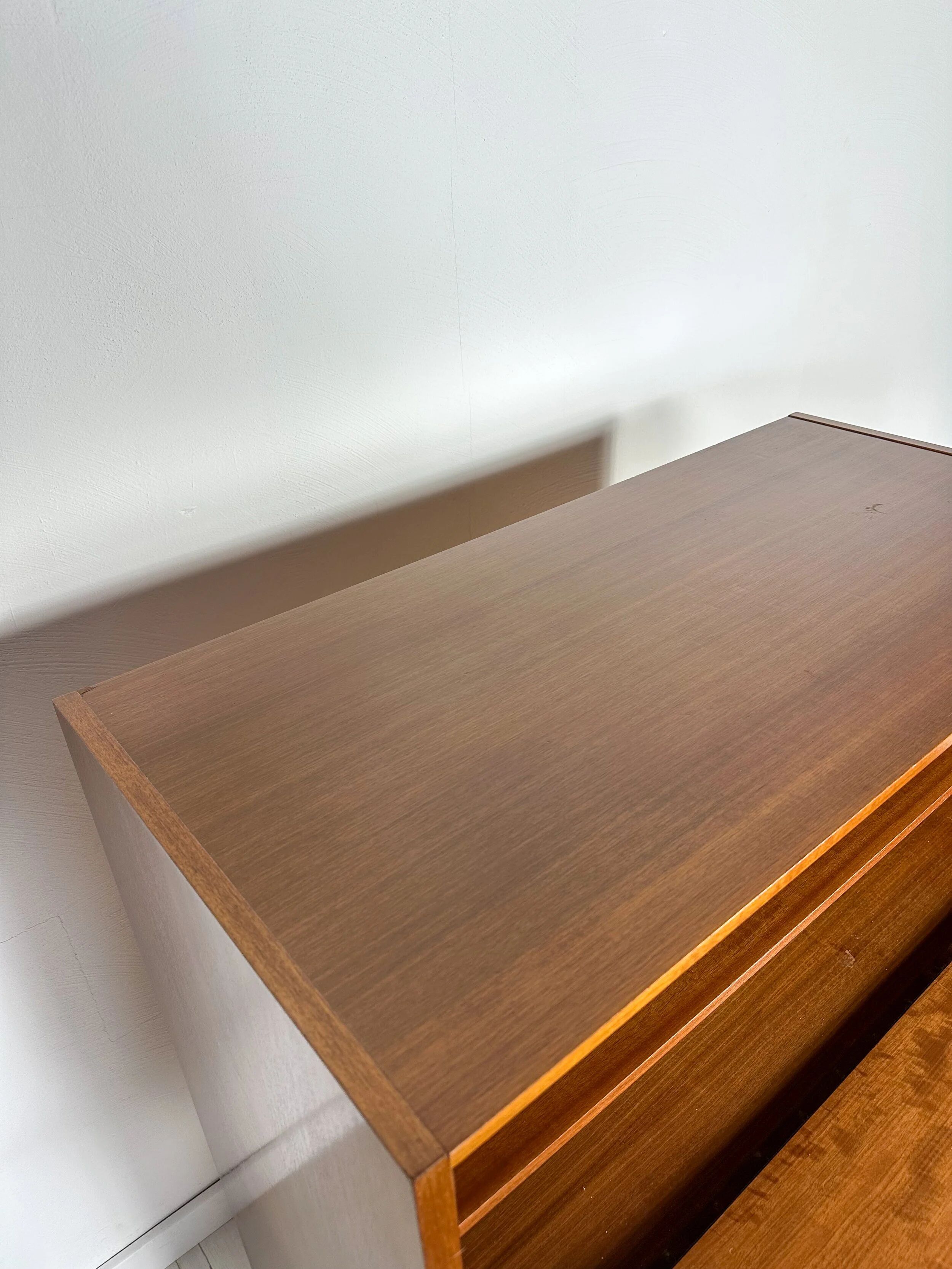 1960s Vintage Minimalistic Walnut Cabinet/Secretary | Selency