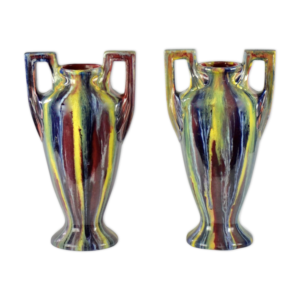 Paire de vases art déco années 20 | Selency