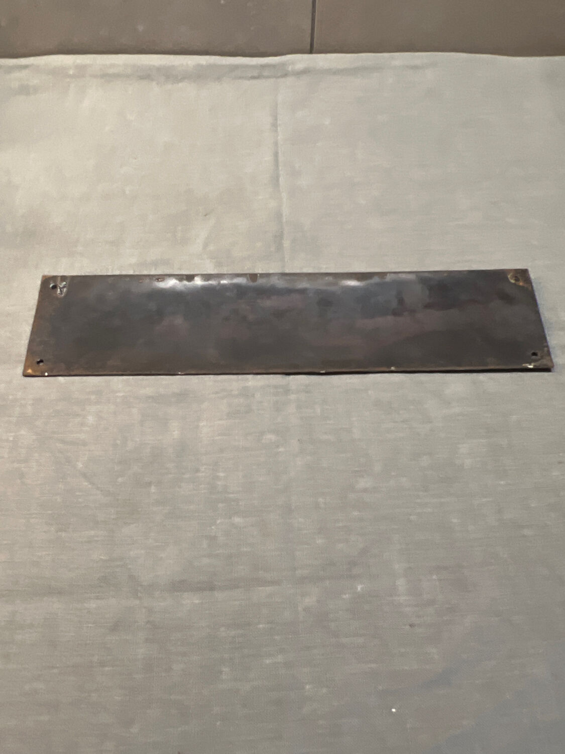 Plaque émaillée vintage vers 1930 modèle Frappez et entrez | Selency