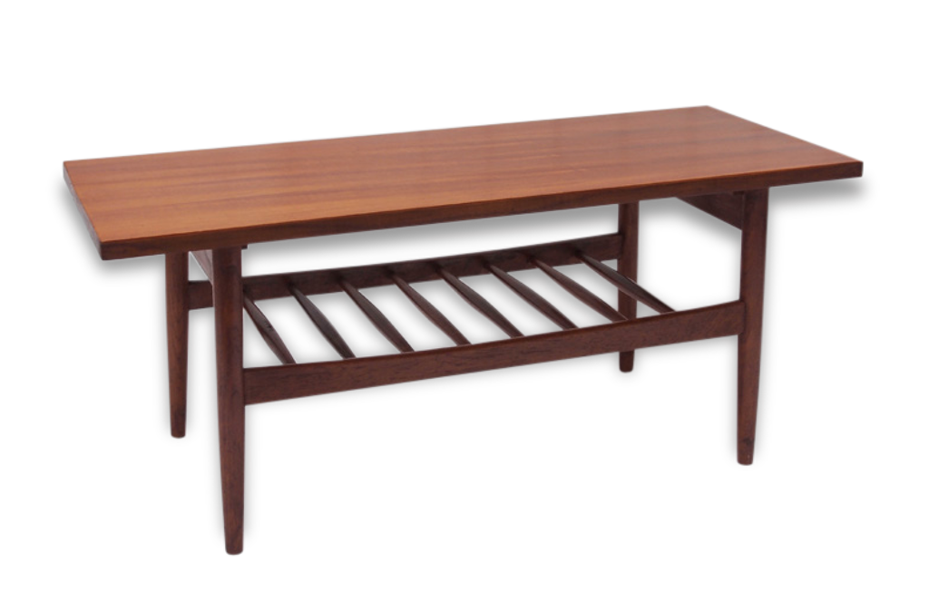 Table basse angles droits vintage scandinave | Selency