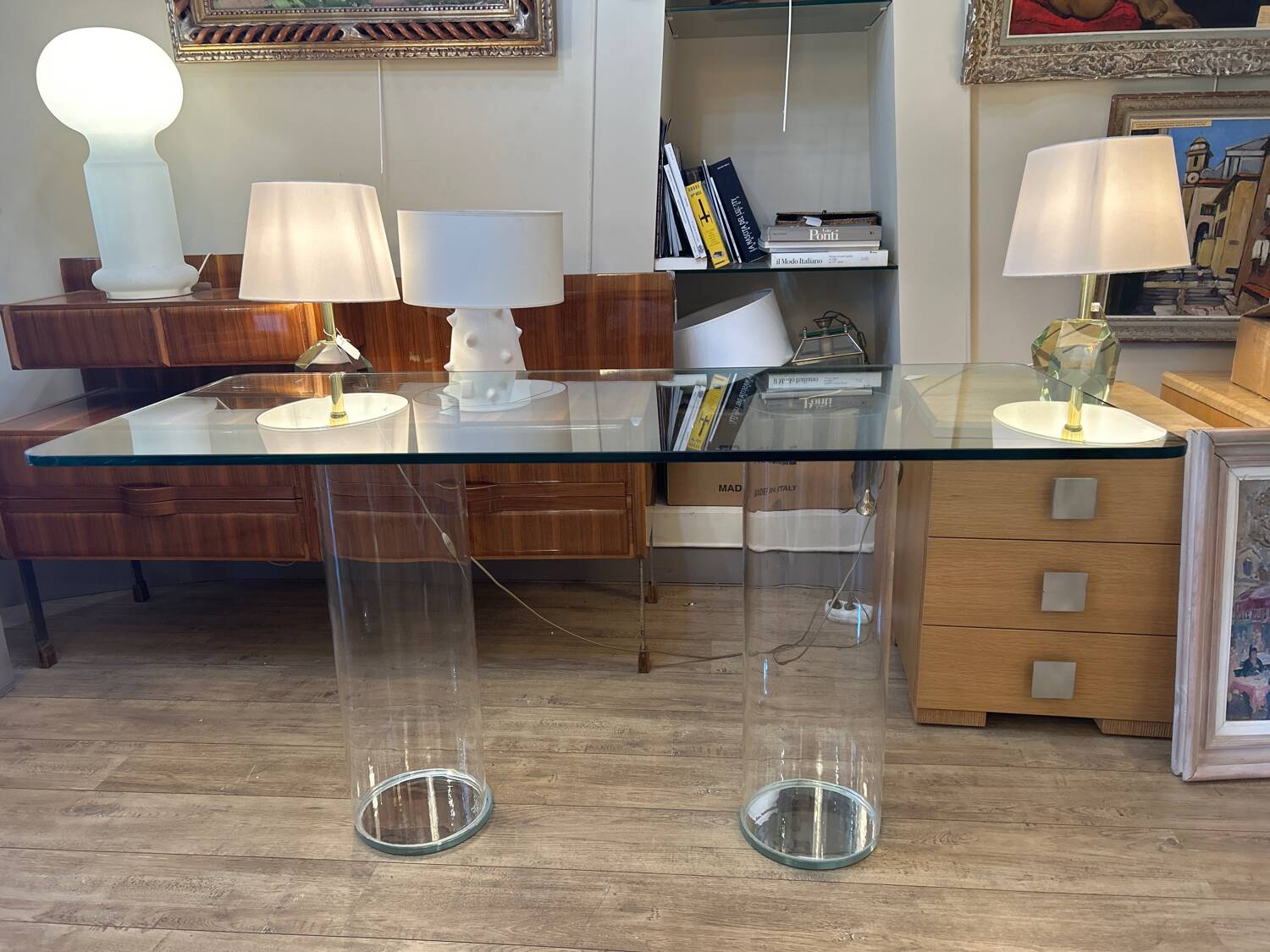 Console en verre, design | Selency