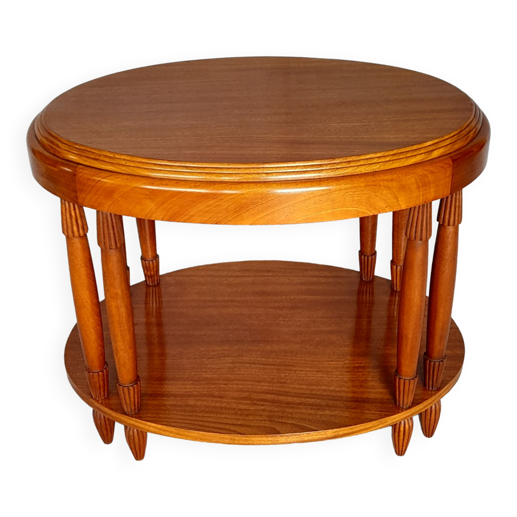 Oval coffee table from the art deco period Selency