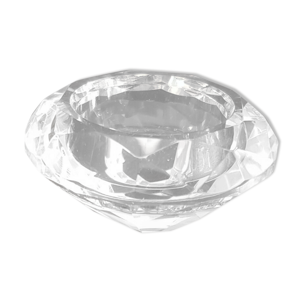 Photophore crystal candlestick cut like a diamond | Selency